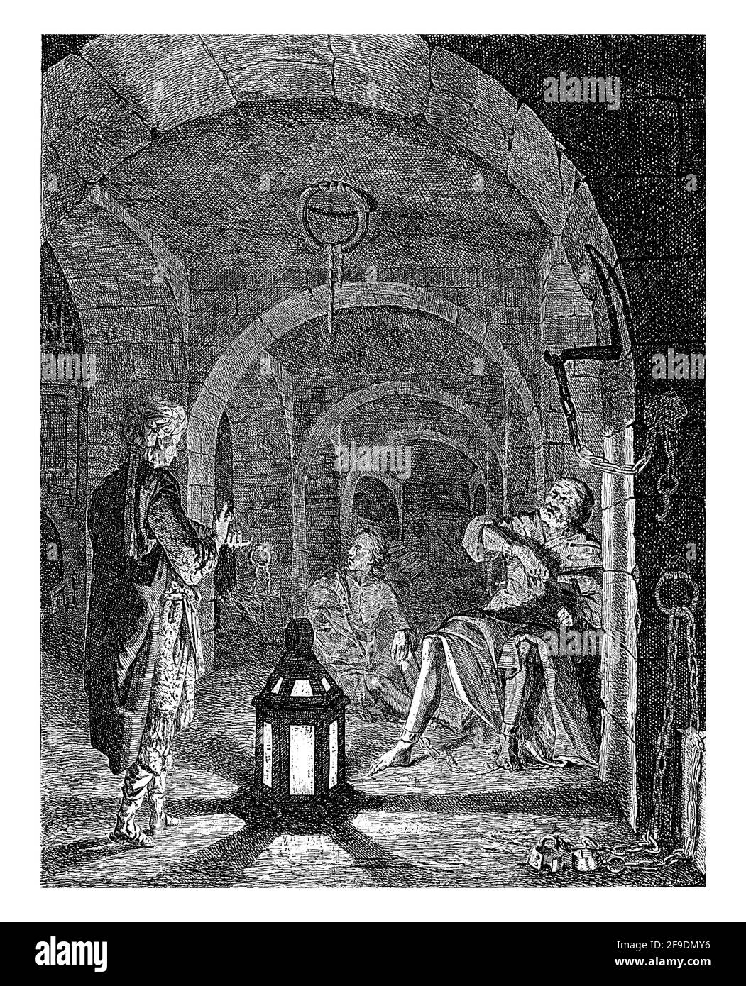 Joseph explains Black and White Stock Photos & Images - Alamy