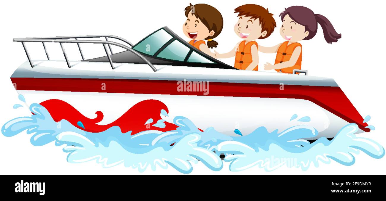 Girl driving speedboat hi-res stock photography and images - Alamy
