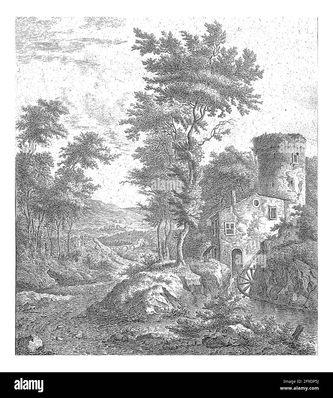 House on the valley Cut Out Stock Images & Pictures - Alamy