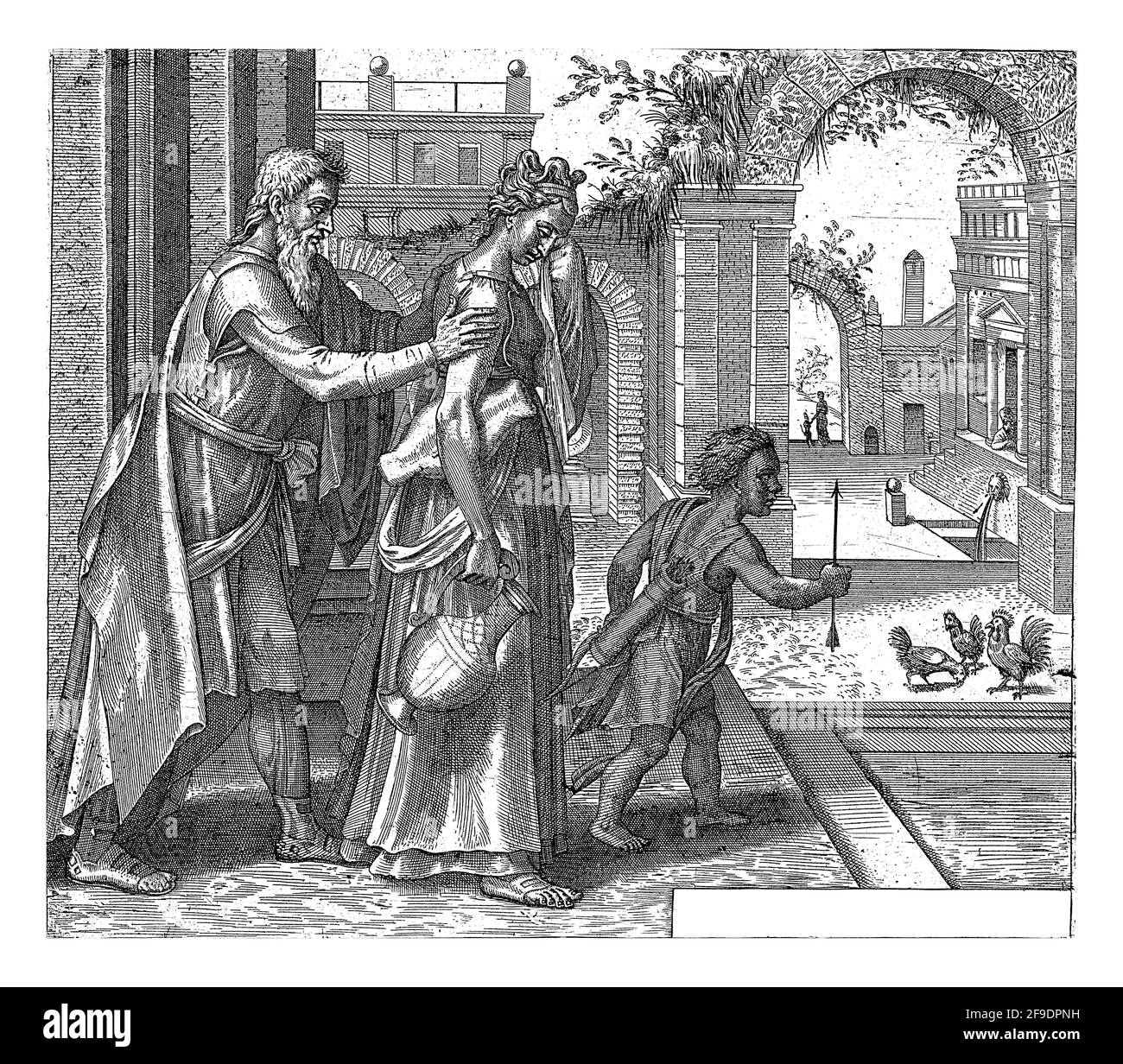 Abraham sends away hagar Cut Out Stock Images & Pictures - Alamy