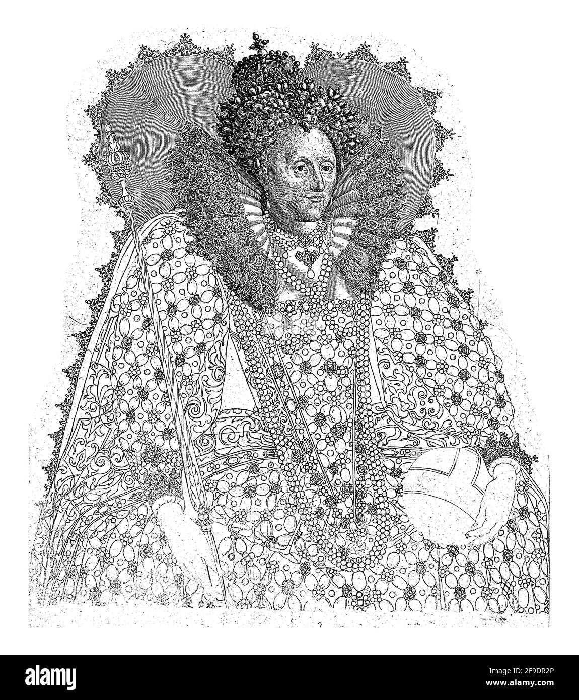 Portrait of elizabeth i of england Cut Out Stock Images & Pictures - Alamy