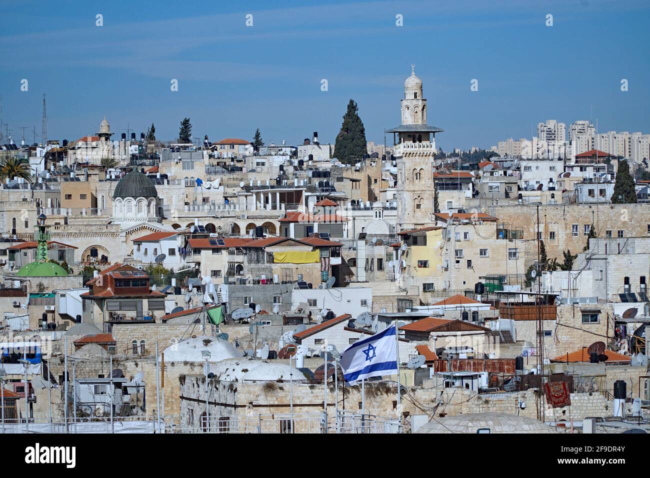 Old city of jerusalem skyline hi-res stock photography and images - Alamy