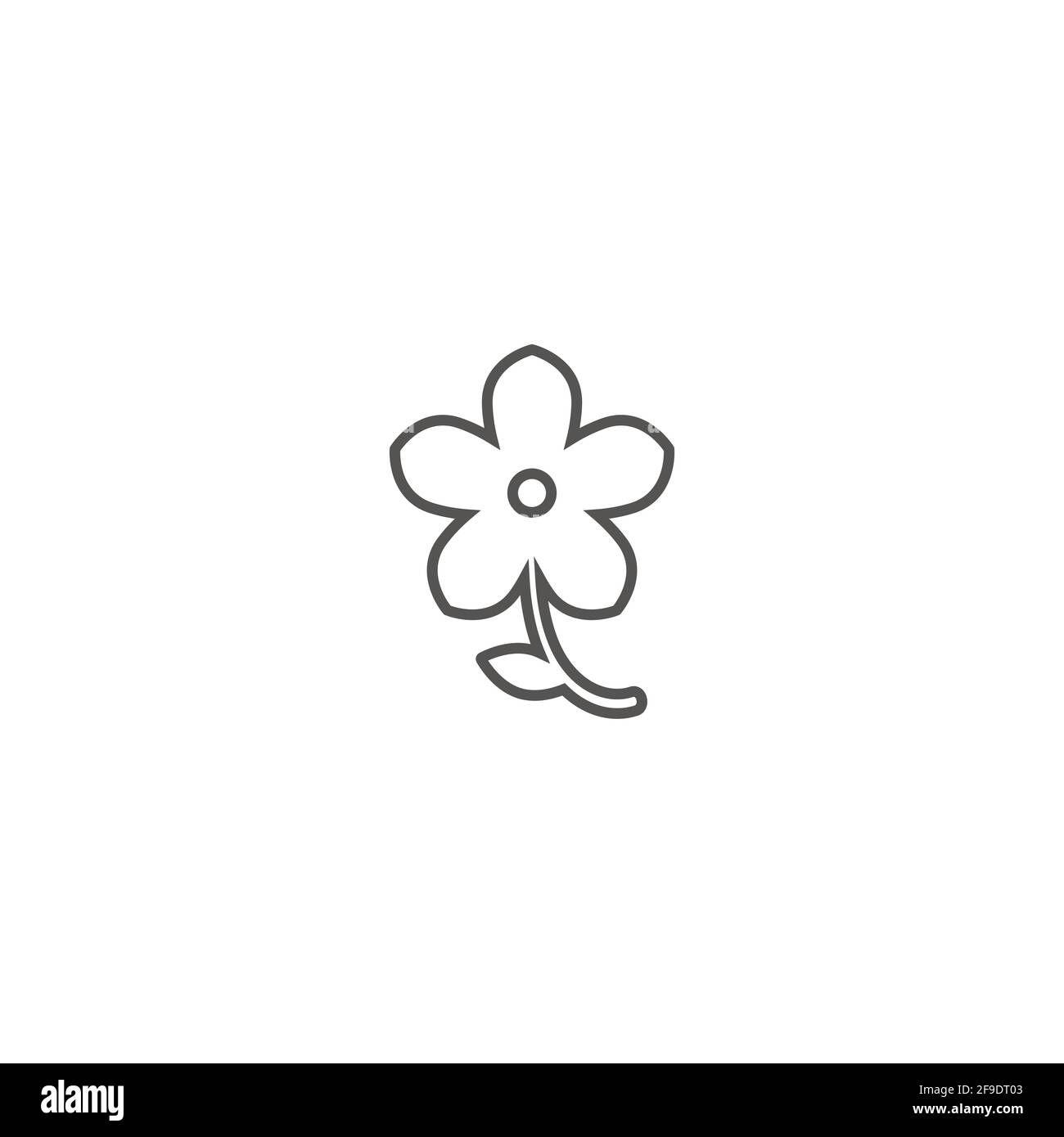 Forget Me Not Flower Clip Art Black And White