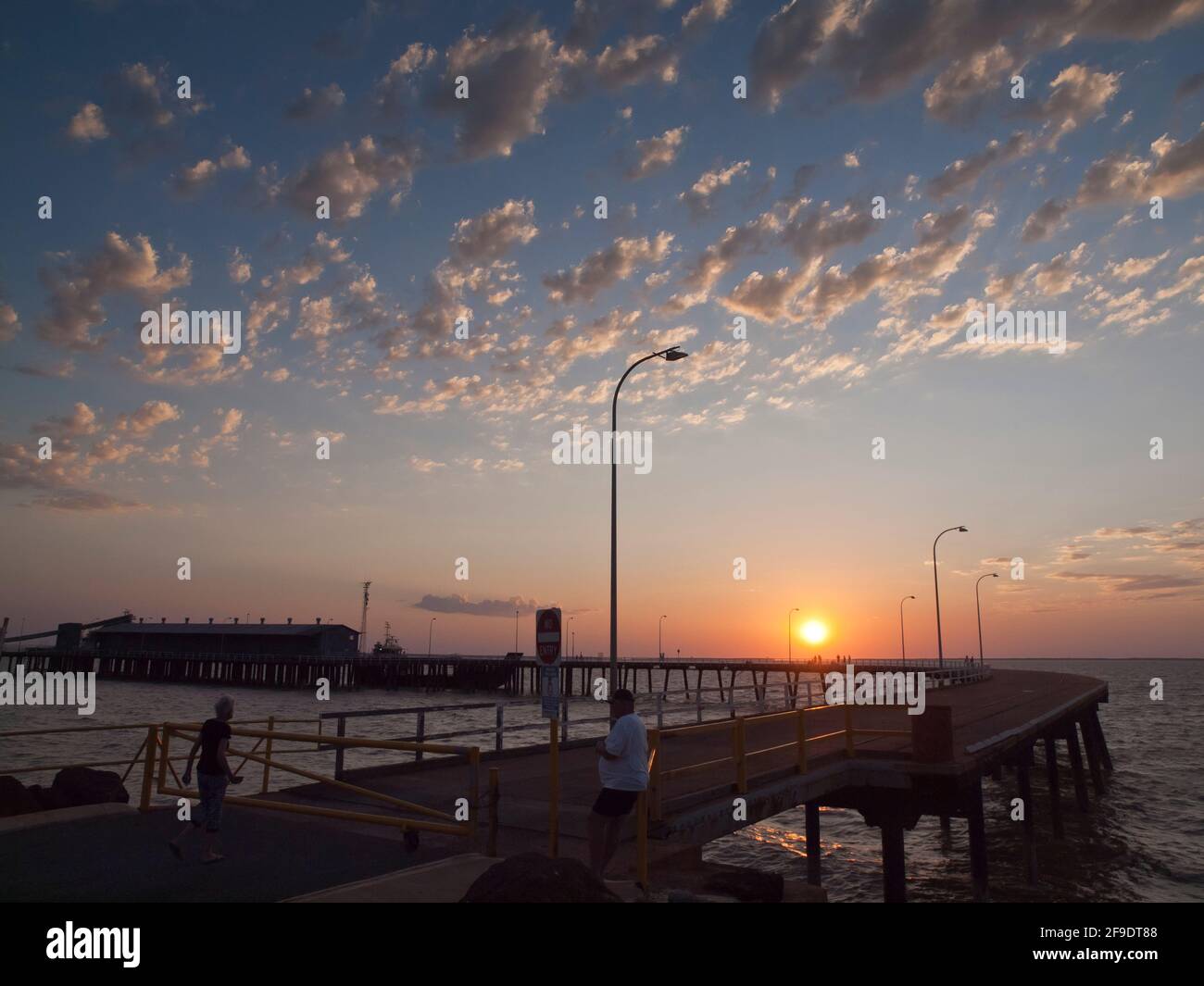 Derby on King Sound has some of the highest tides in the country ...