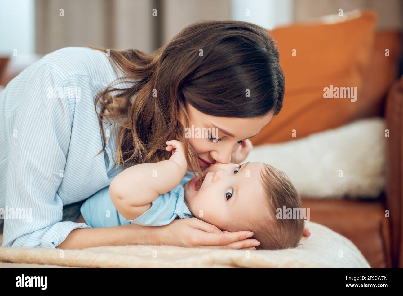 Child close up touching hi-res stock photography and images - Alamy