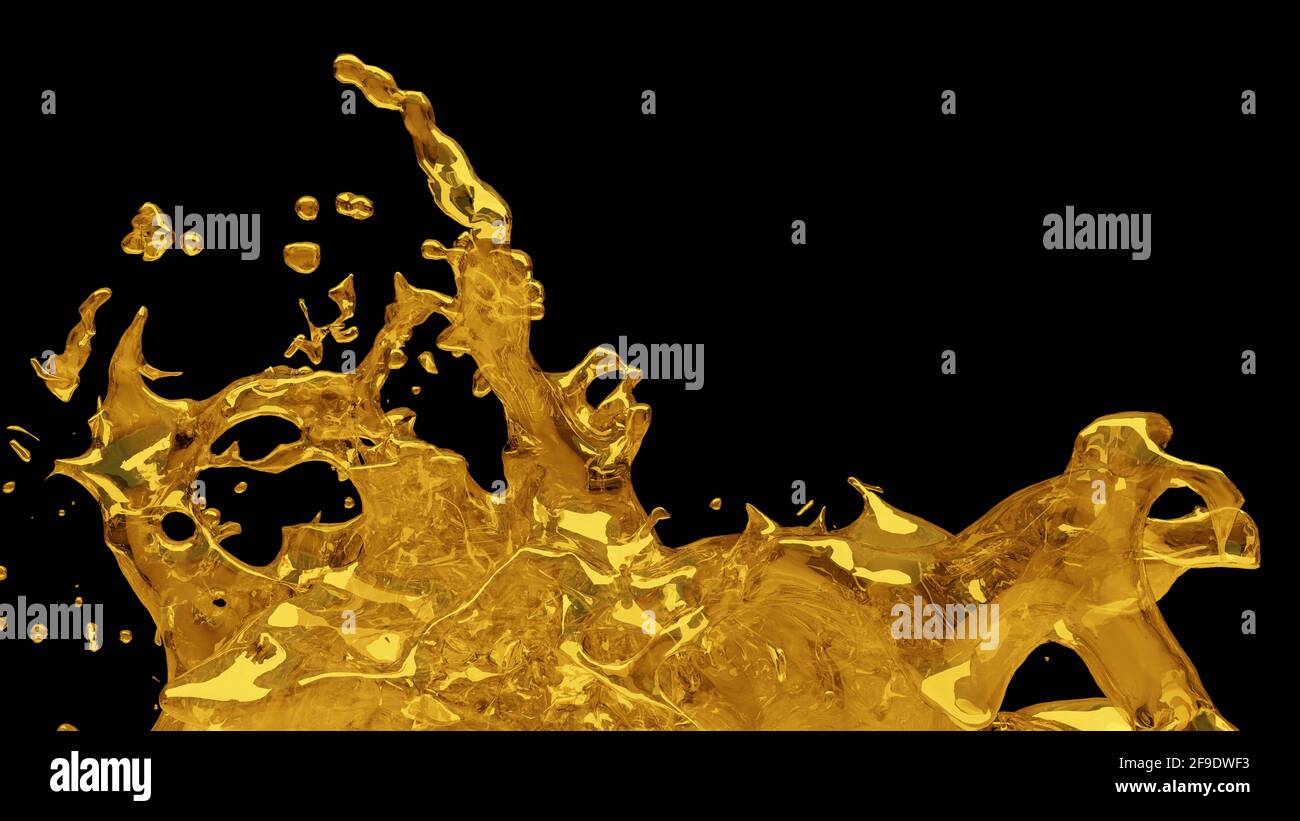Gold fluid hi-res stock photography and images - Alamy