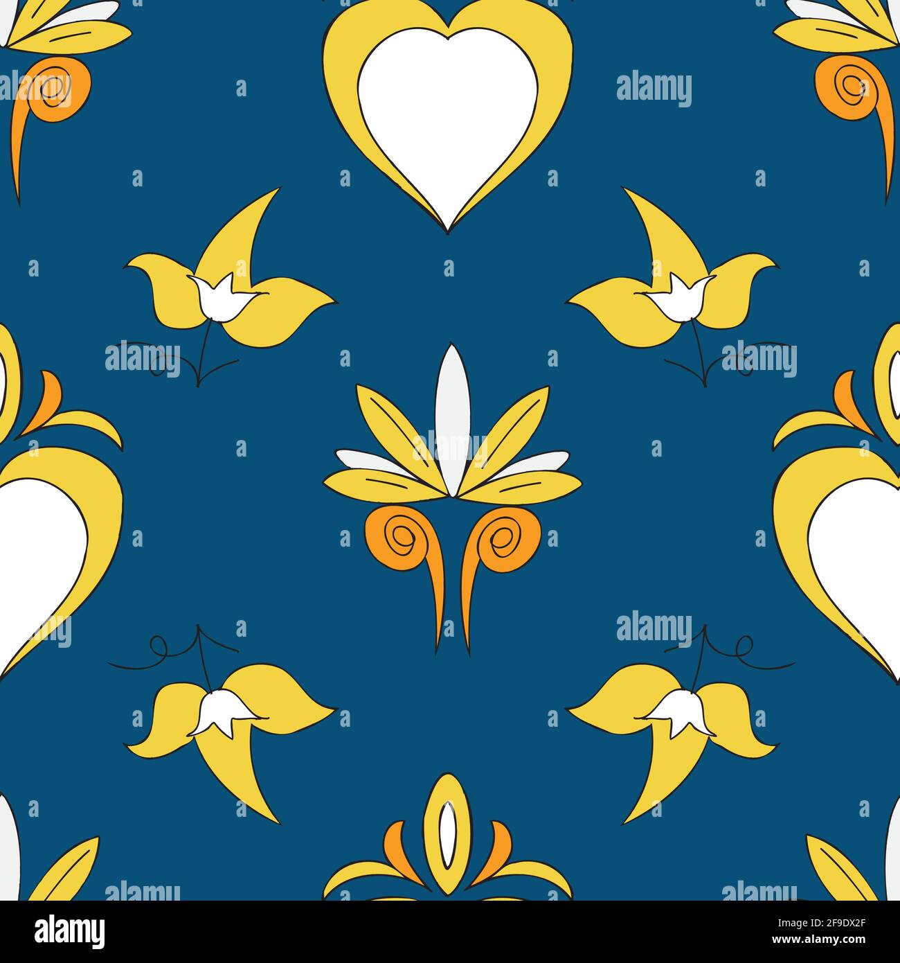 Vector dark blue background Brittany celtic, Breton trational folklore ...