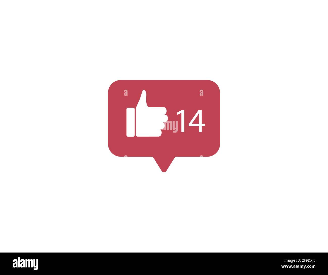 Vector illustration. Like button hand icon Stock Vector Image & Art - Alamy