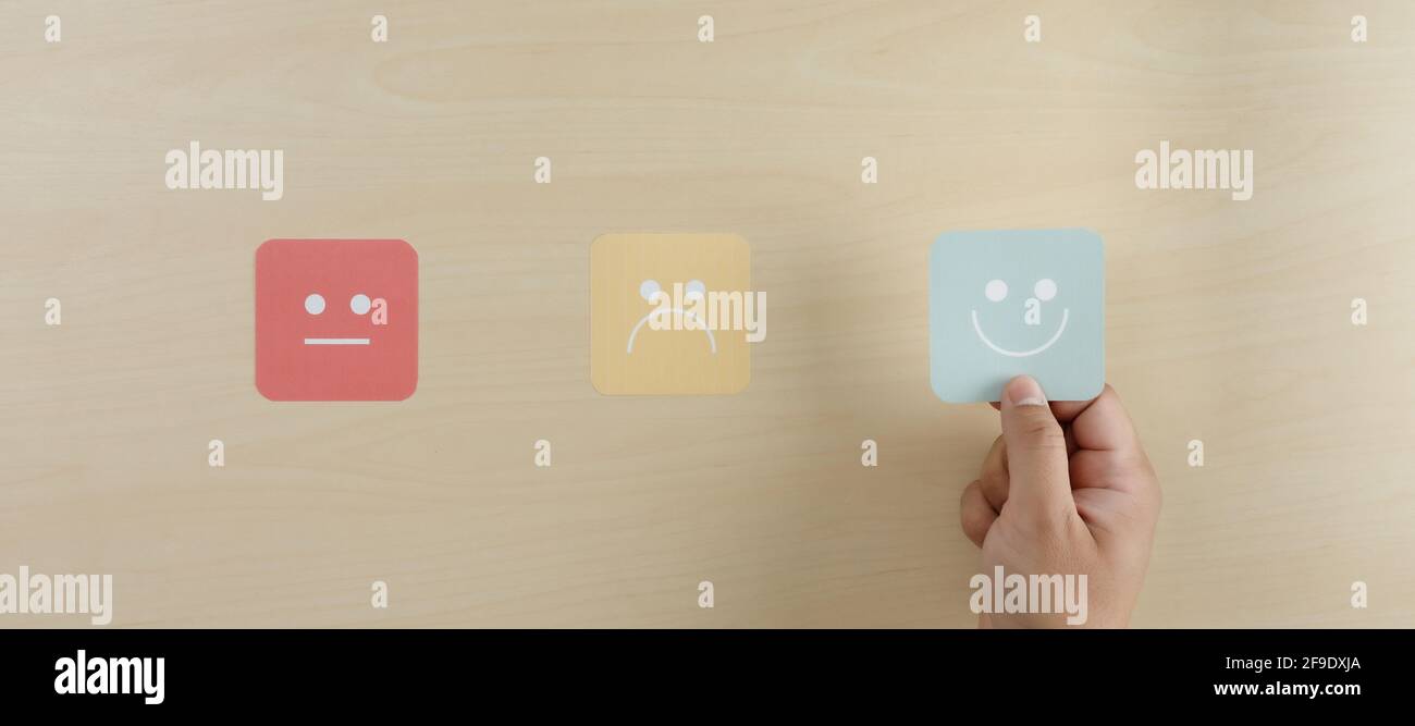 medical and Health choosing feedback rating happy good to review ...