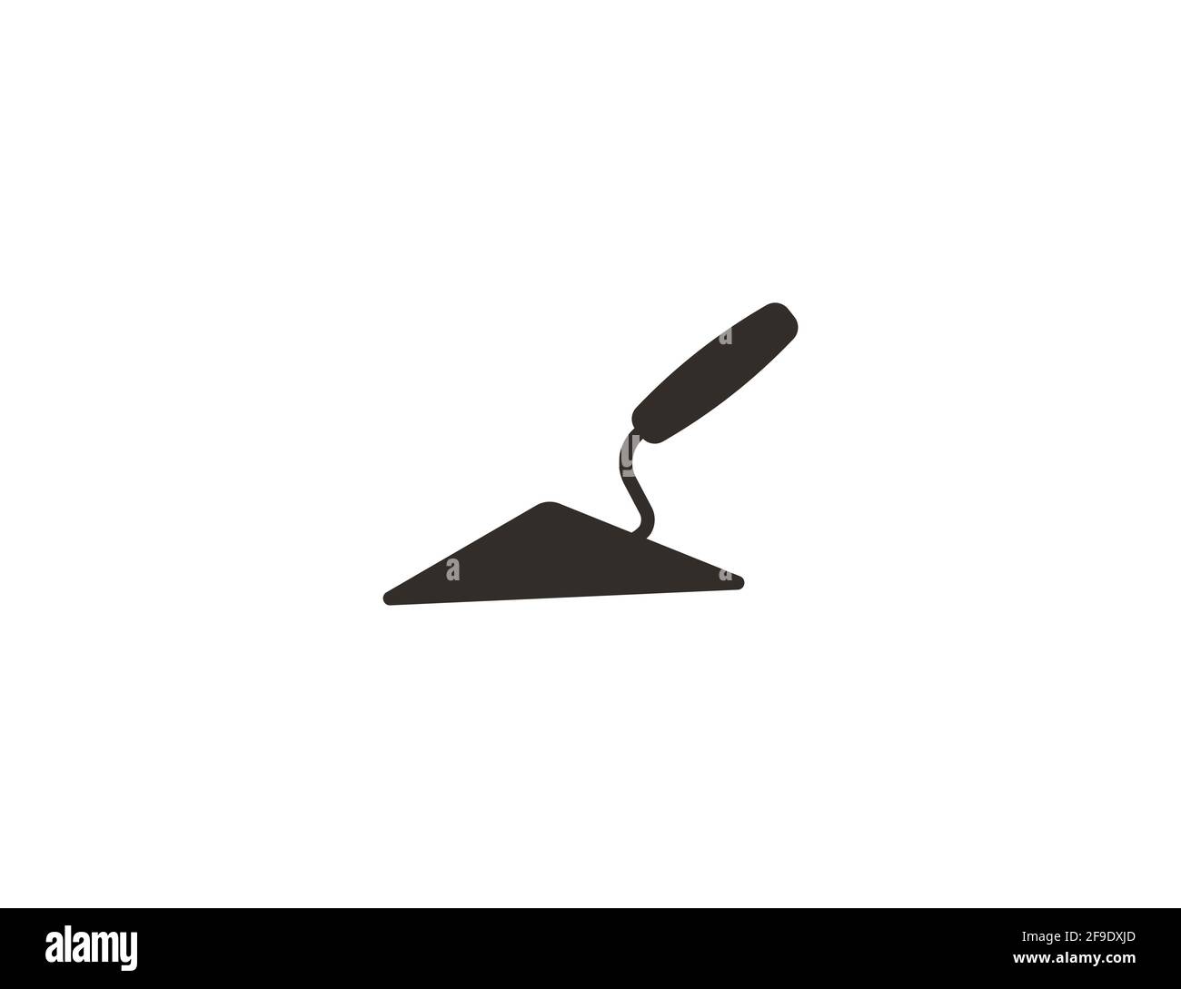 Vector illustration. Construction tool trowel icon Stock Vector Image ...
