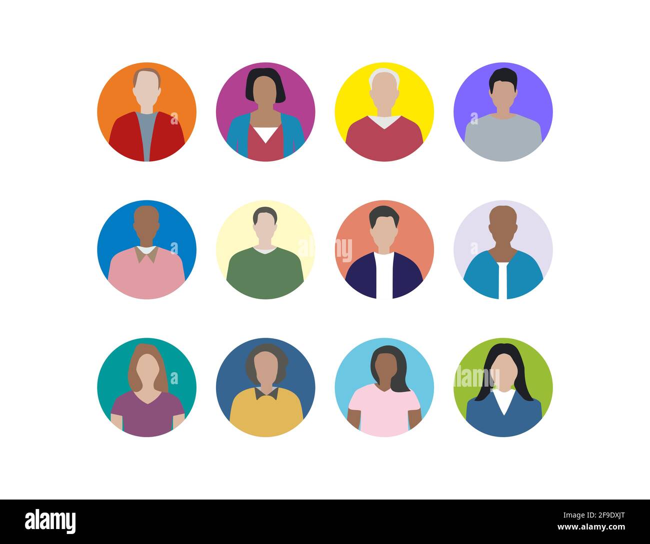 People, person flat icon Vector illustration Stock Vector Image & Art ...