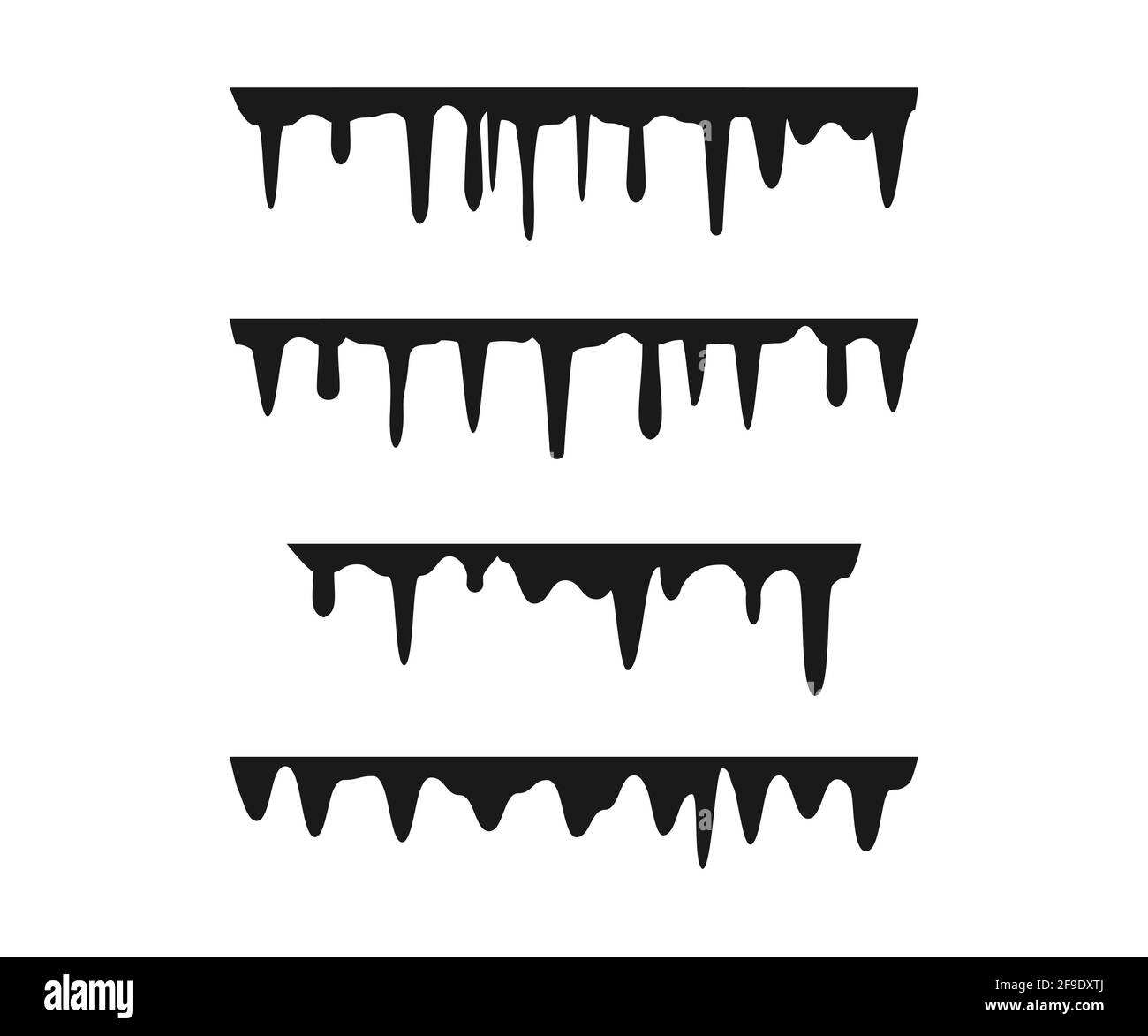 Vector illustration. liquid dripping paint oil Stock Vector Image & Art ...