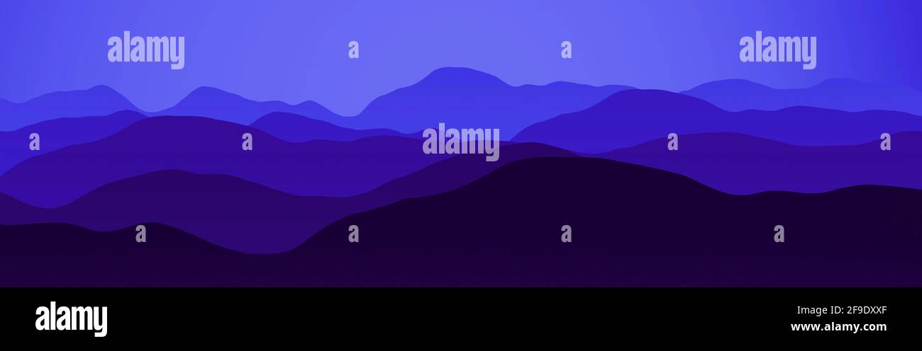artistic hills slopes in the night digital graphics texture background ...