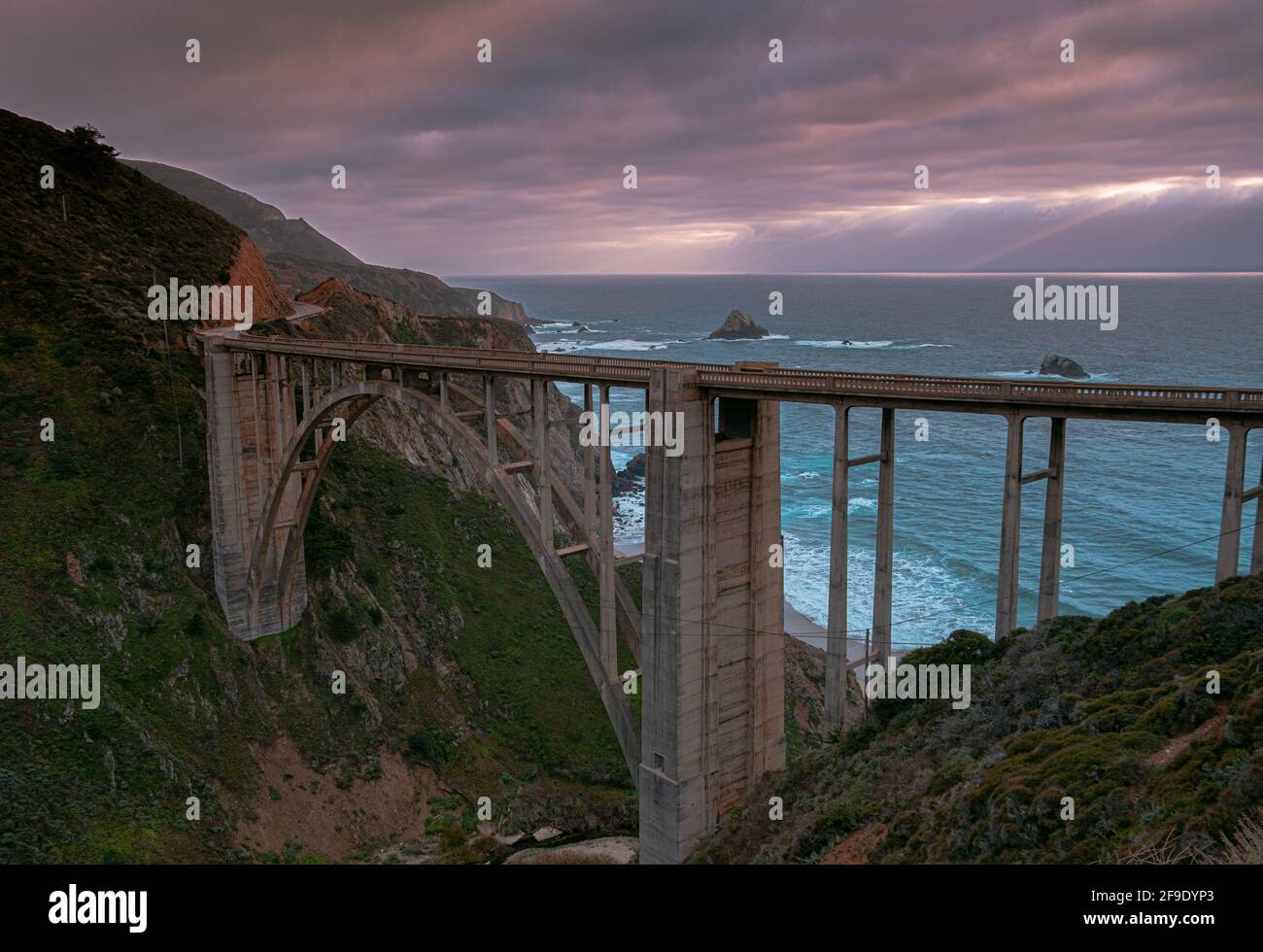 A beautiful shot of Northern CaliforniaBixby Creek Arch Bridge Notley's ...