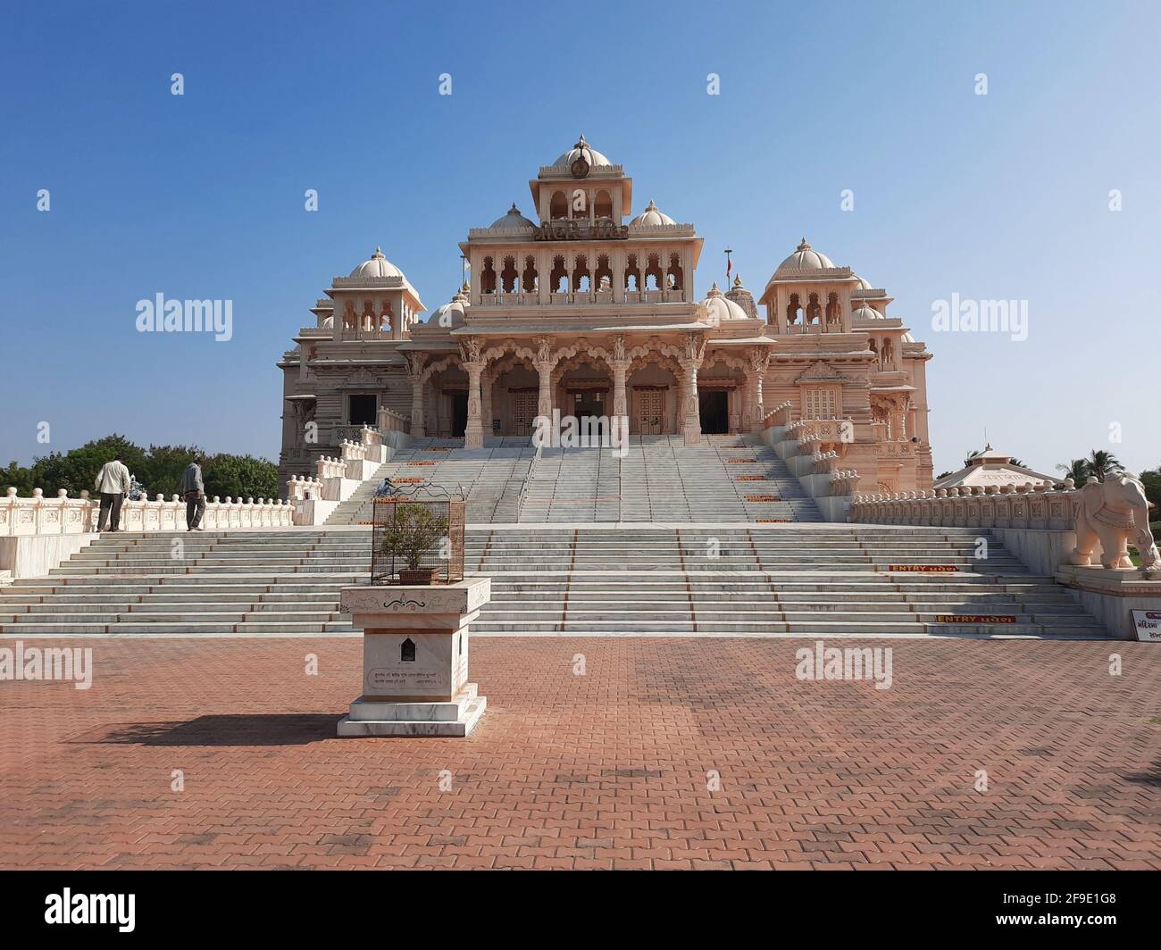 The Shree Hari Mandir Temple in Porbandar, India during daylight Stock ...
