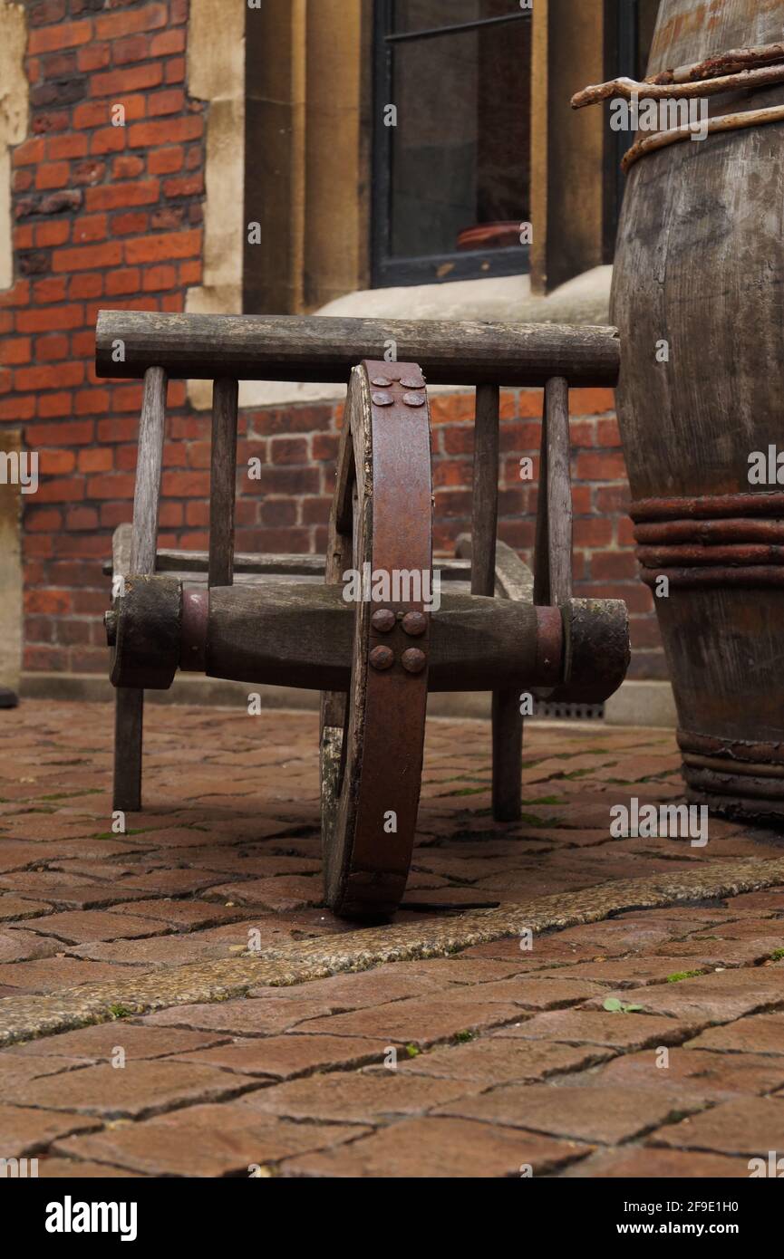Old wheel barrel hi-res stock photography and images - Alamy