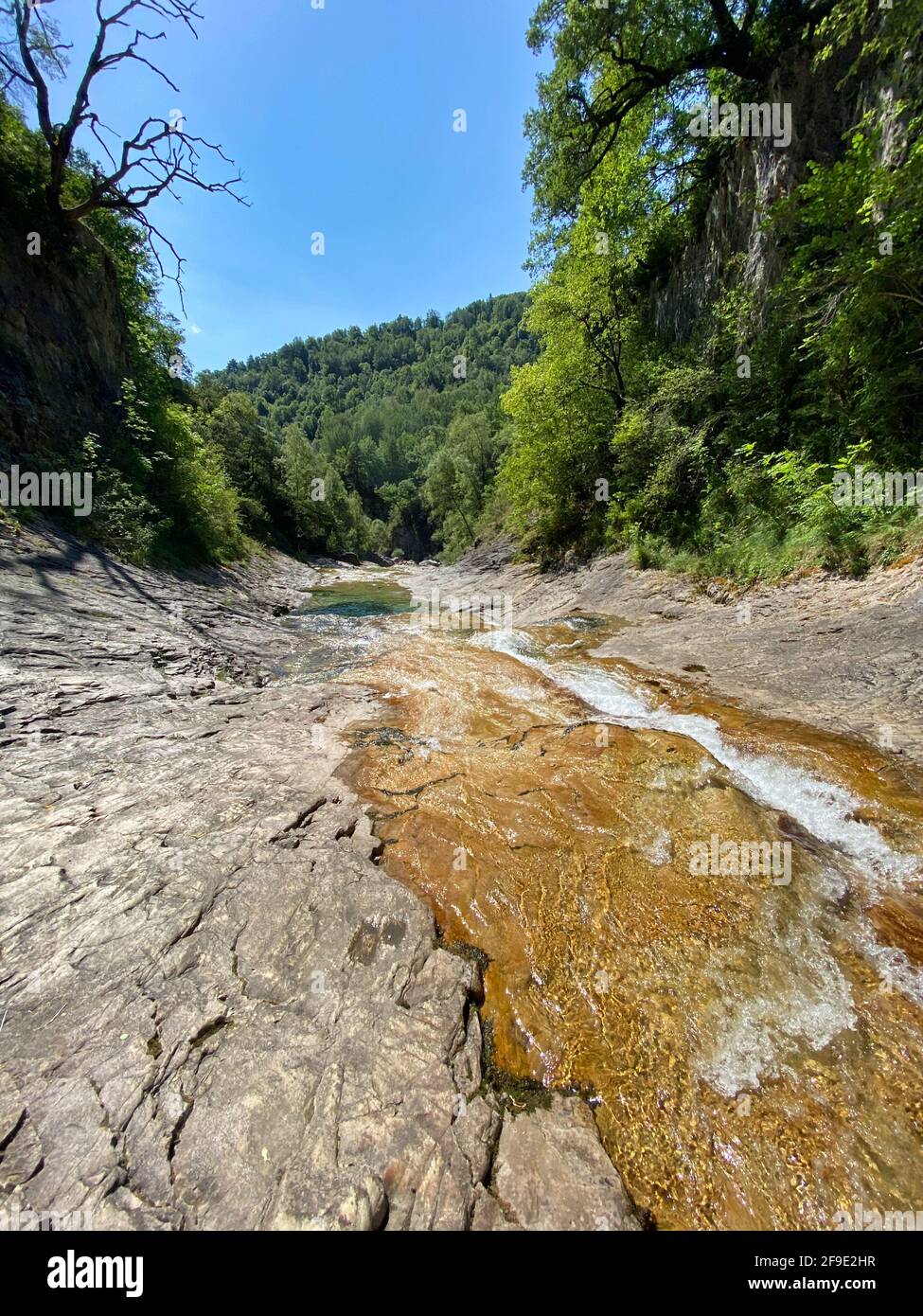 beautiful views of the Escuain Gorges with natural pools and very ...