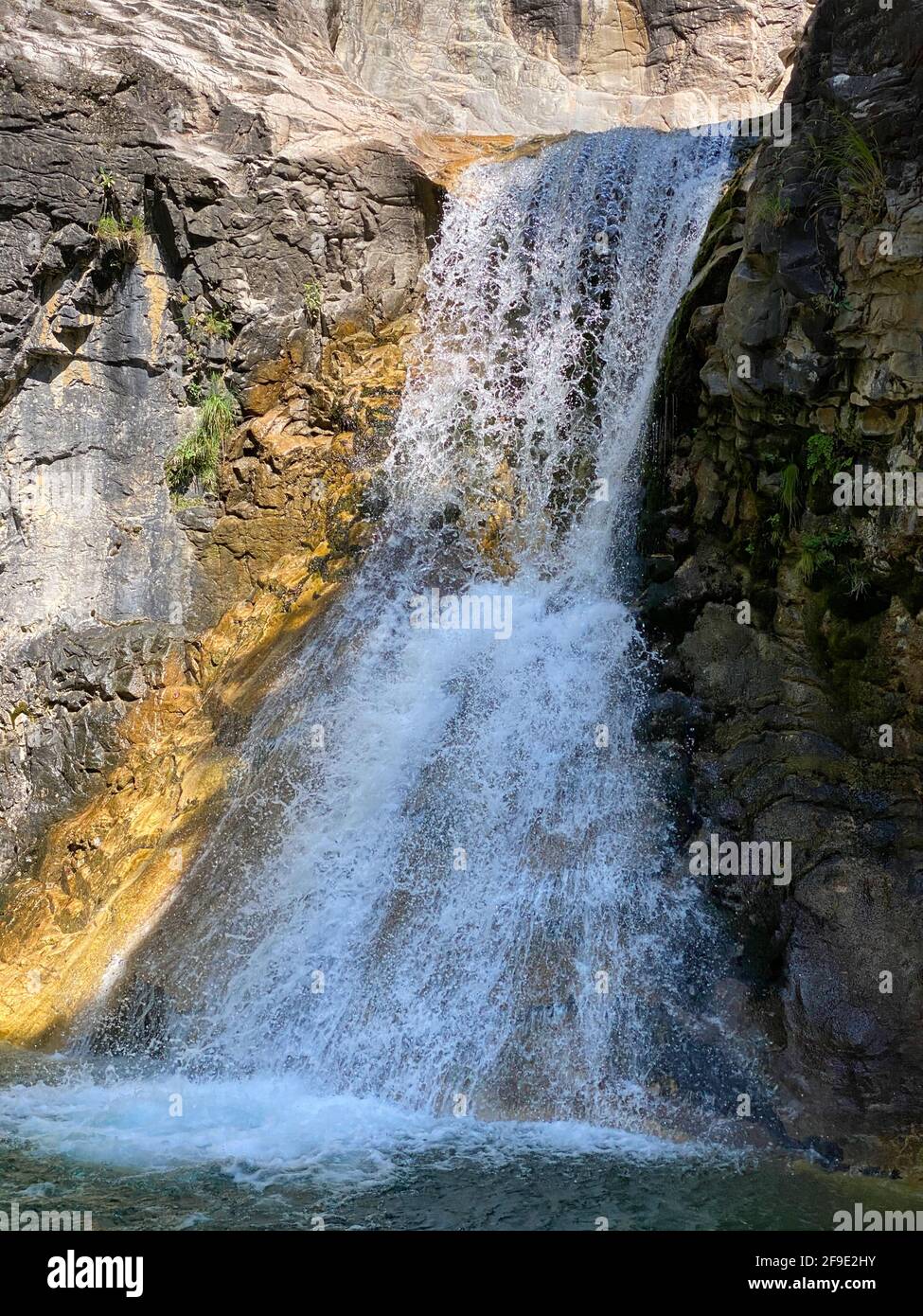 beautiful views of the Escuain Gorges with natural pools and very ...