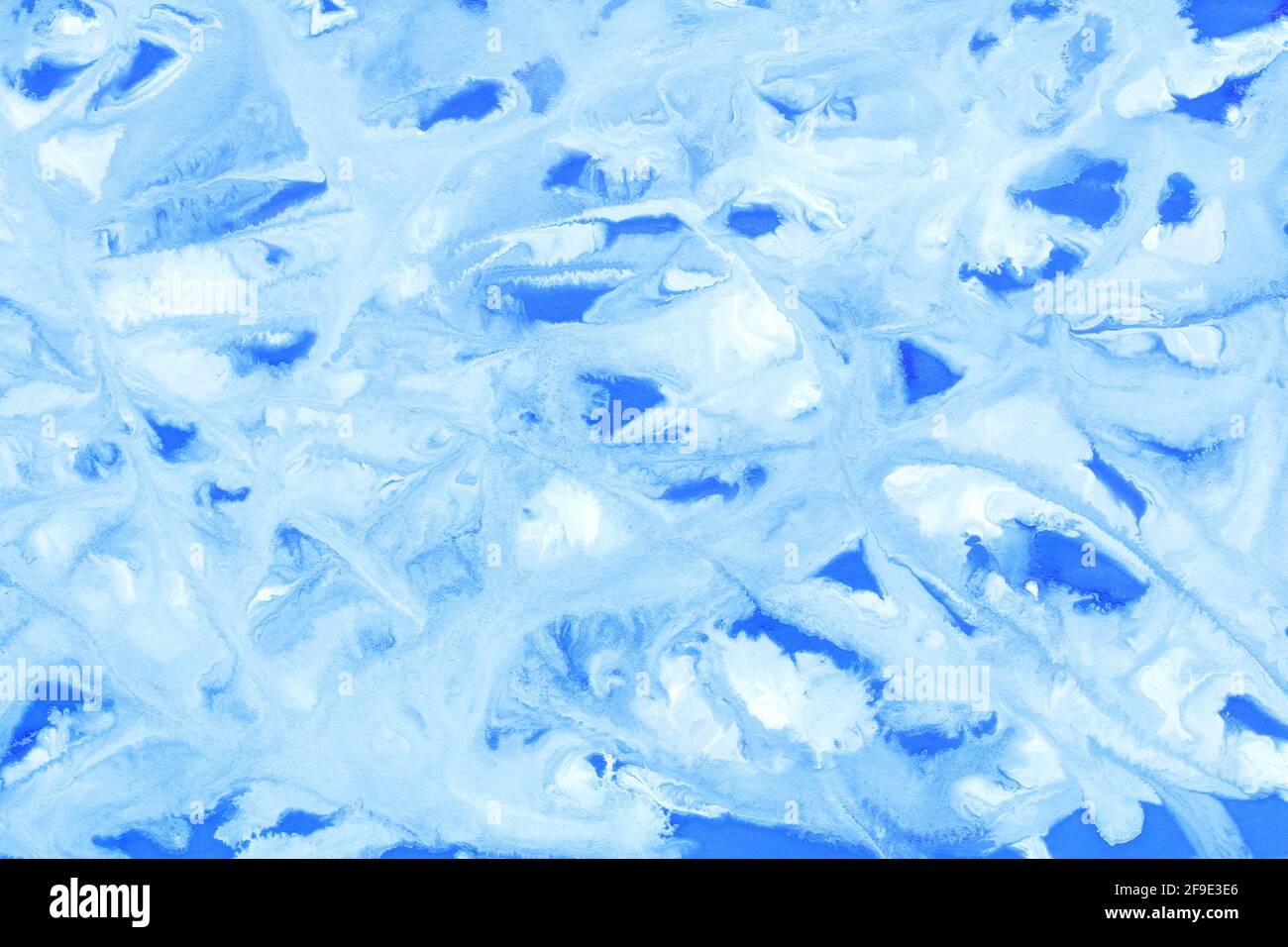 pastel color blue sky and cloud abstract on natural grunge watercolor ...