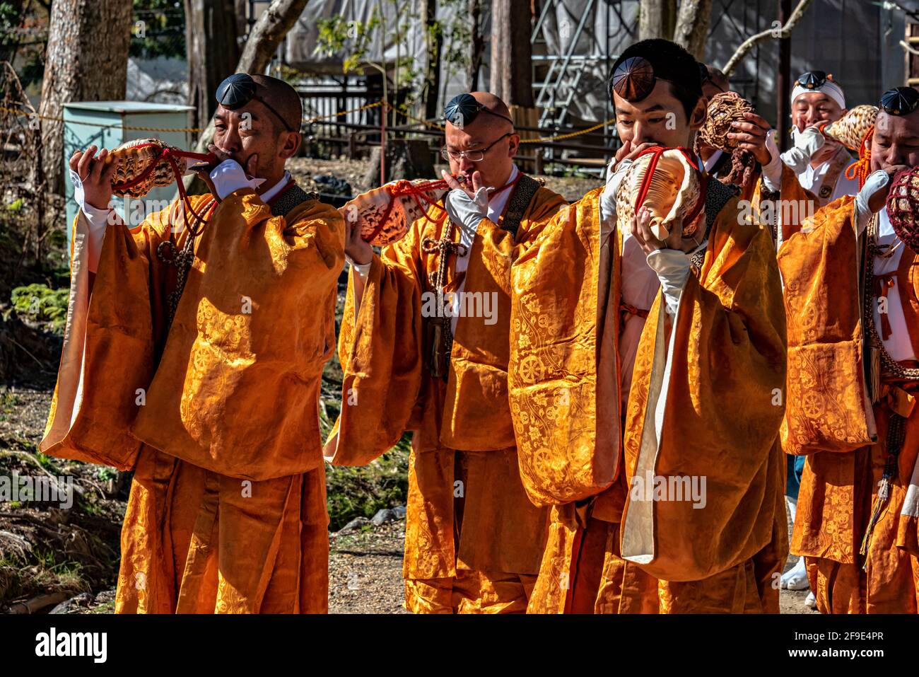 Monk parade in Daigo-ji temple, Kyoto, Japan Stock Photo - Alamy
