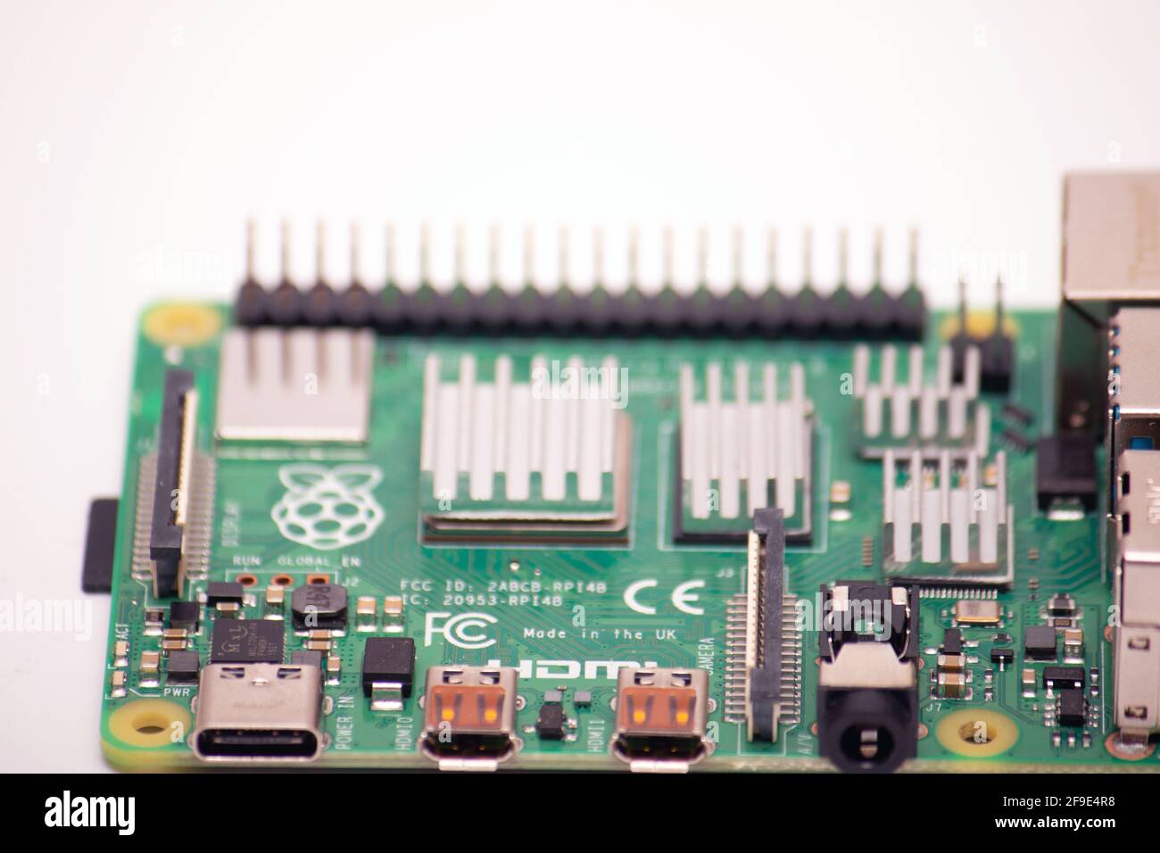 Kiev, Ukraine - August 13th, 2020: Close up photo of 15-pin MIPI camera ...