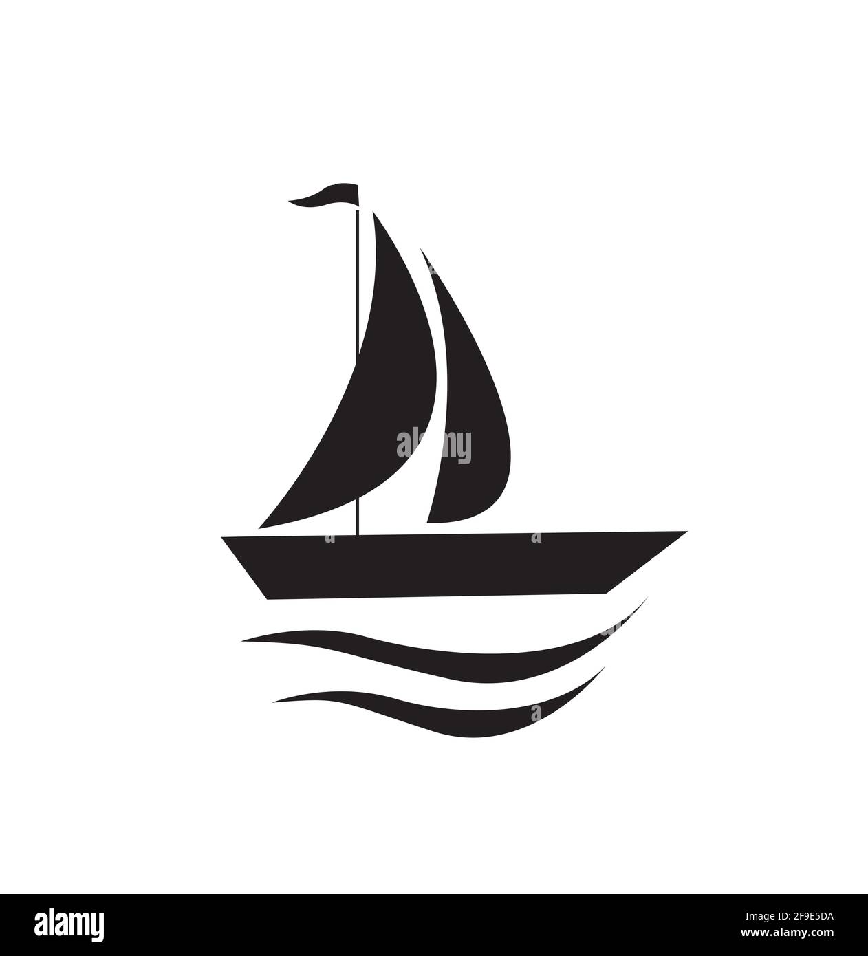 yacht icon vector illustration Stock Vector Image & Art - Alamy