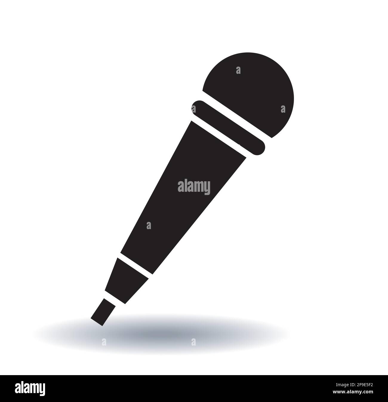 vector illustration microphone design Stock Vector Image & Art - Alamy