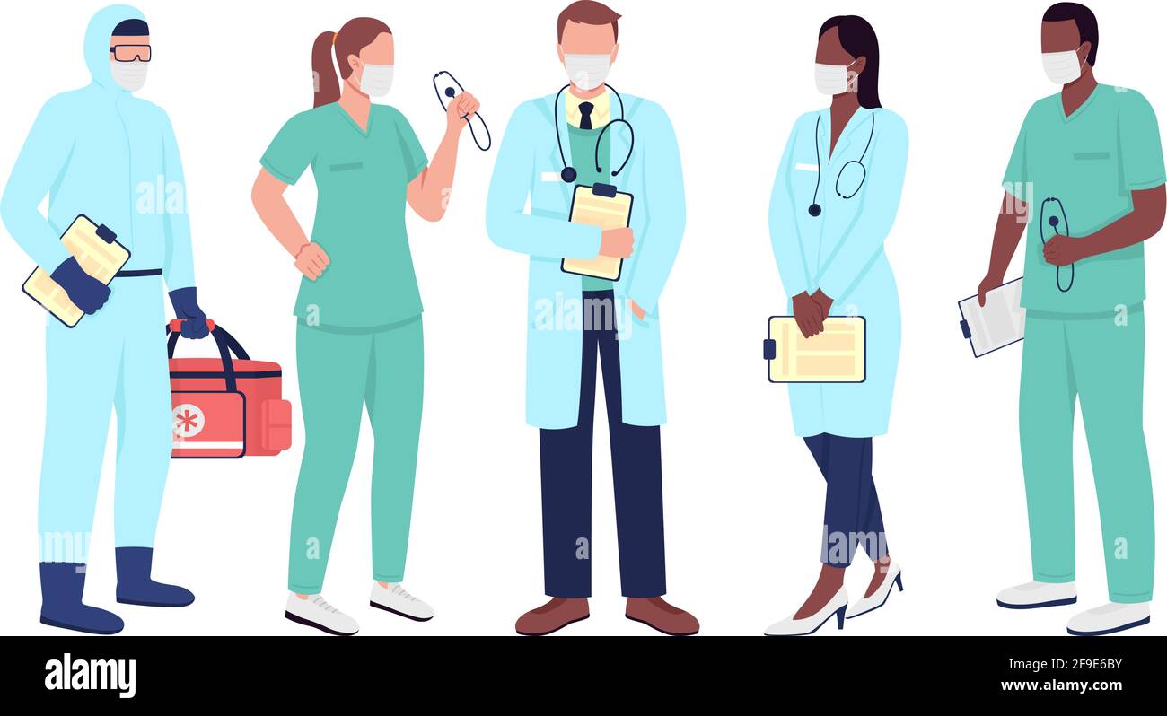 Healthcare workers black Stock Vector Images - Alamy