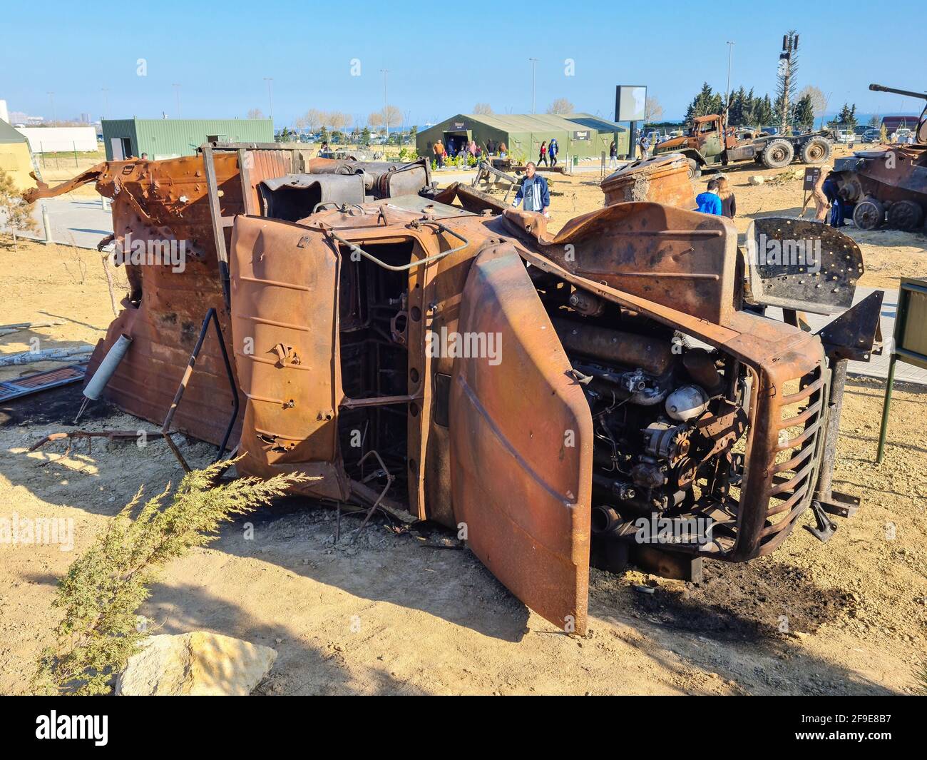 Ural - 432067 general purpose off-road 6×6 vehicle, destroyed - Baku ...