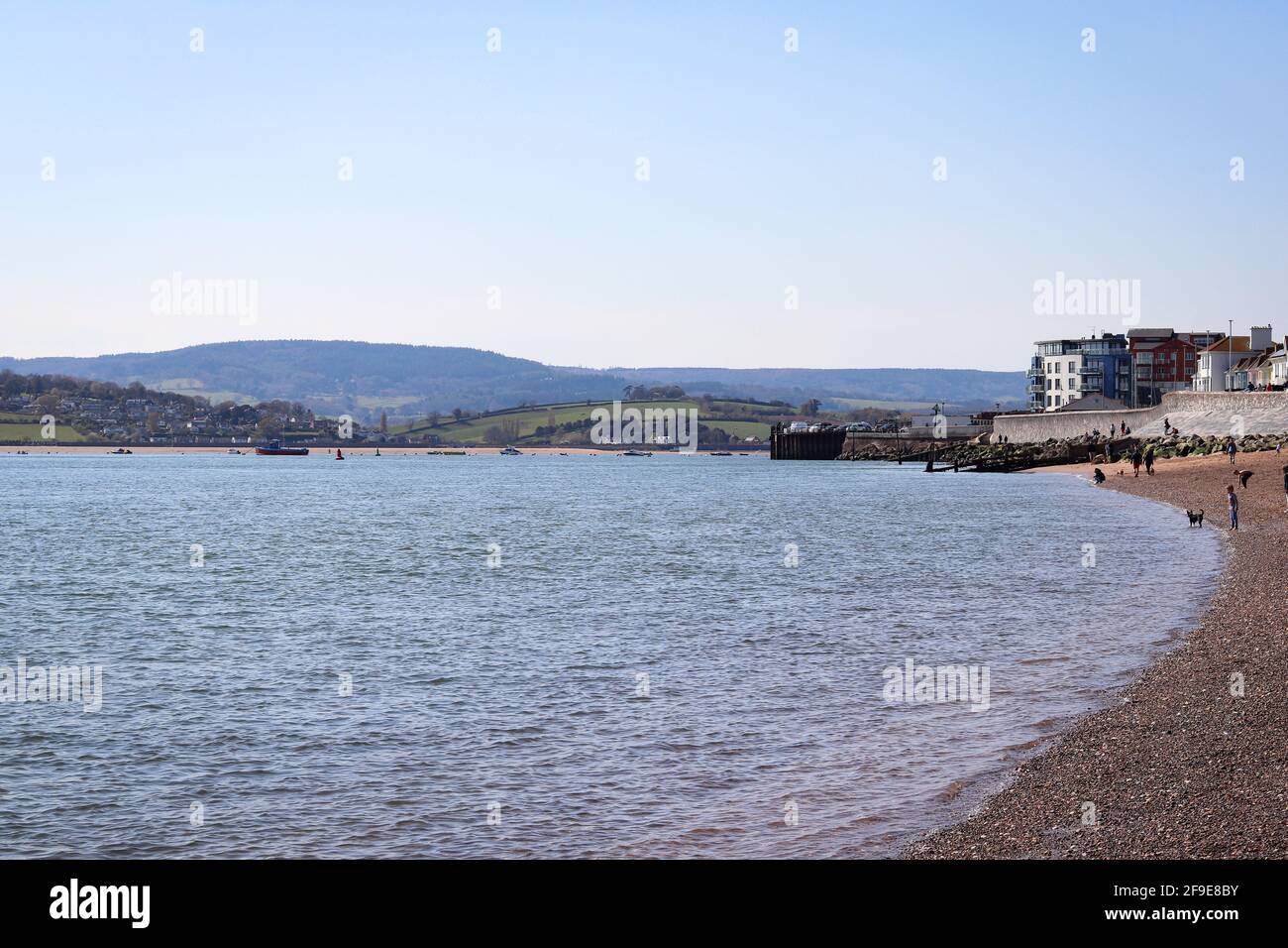 Exmouth beach in Devon Stock Photo - Alamy
