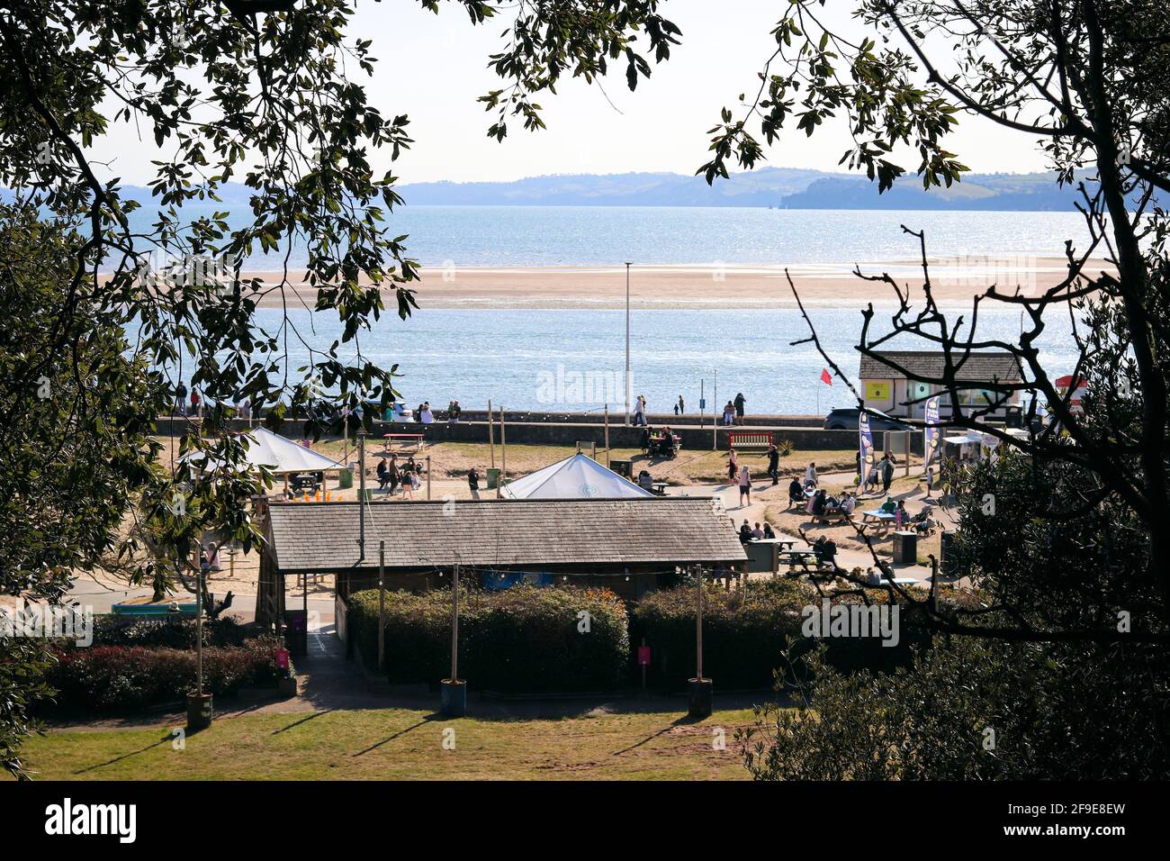 Exmouth beach in Devon Stock Photo - Alamy