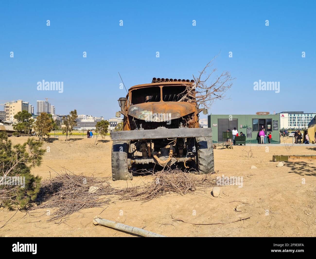 Ural - 432067 general purpose off-road 6×6 vehicle, destroyed - Baku ...