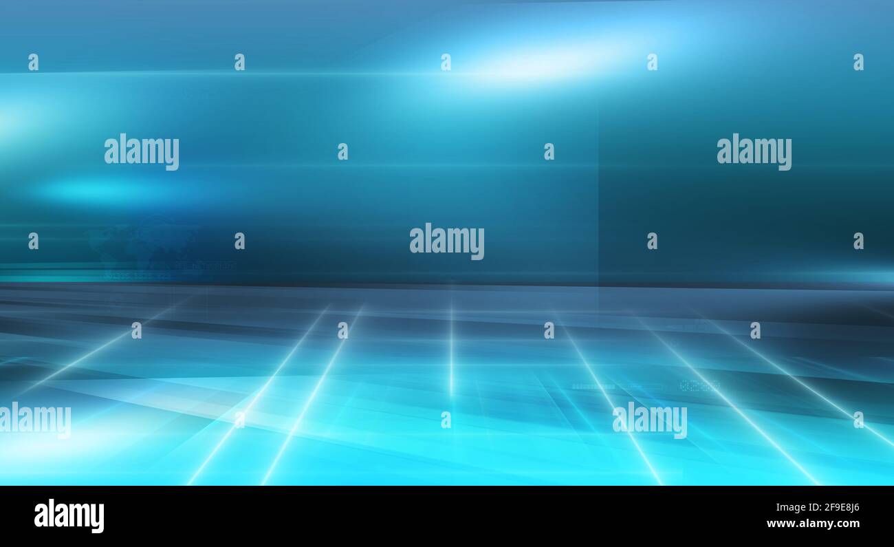 Abstract high technology background, empty backdrop light effects on ...