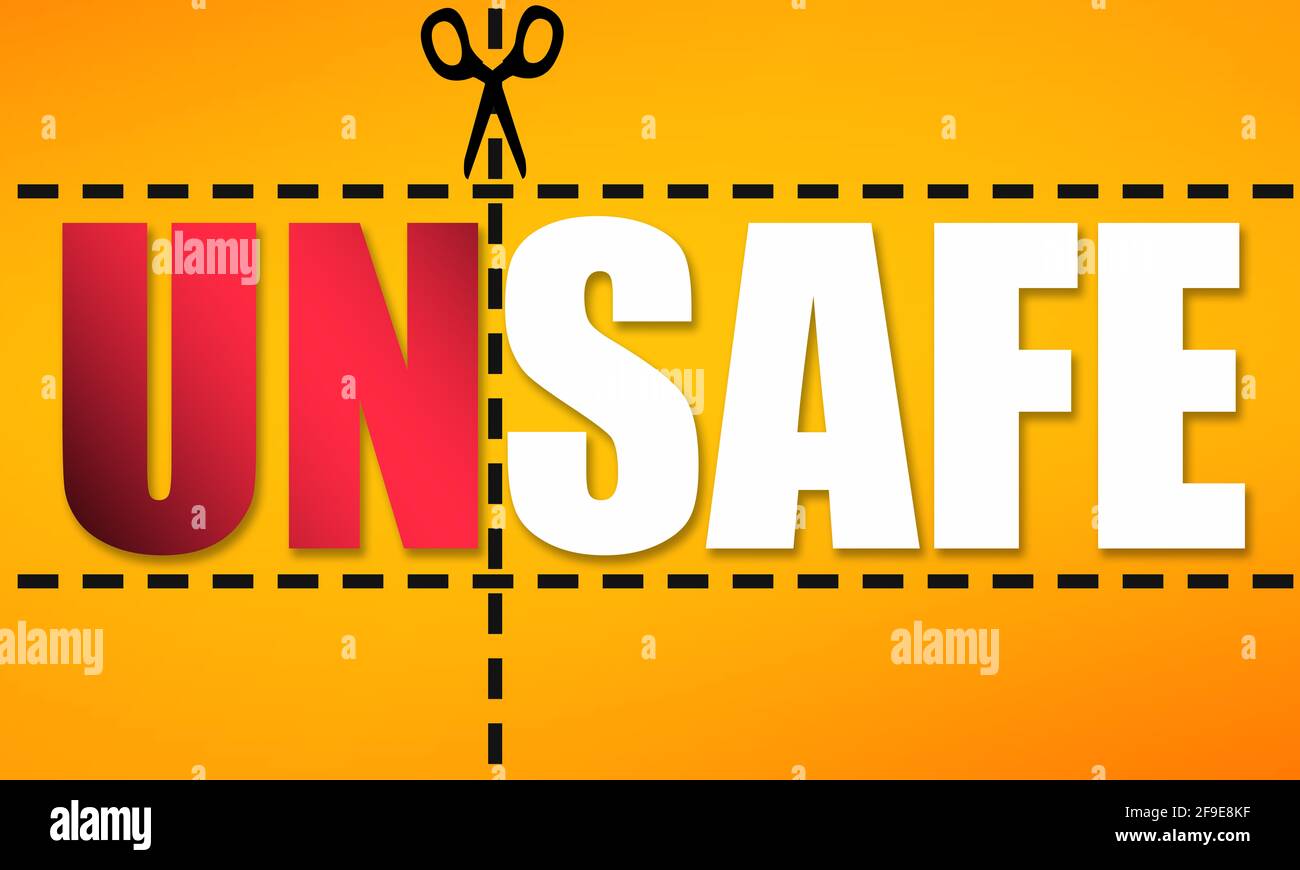 An illustration of scissors cutting off the first two letters of the ...