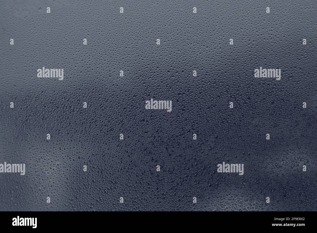 Natural water drops on window glass Stock Photo - Alamy