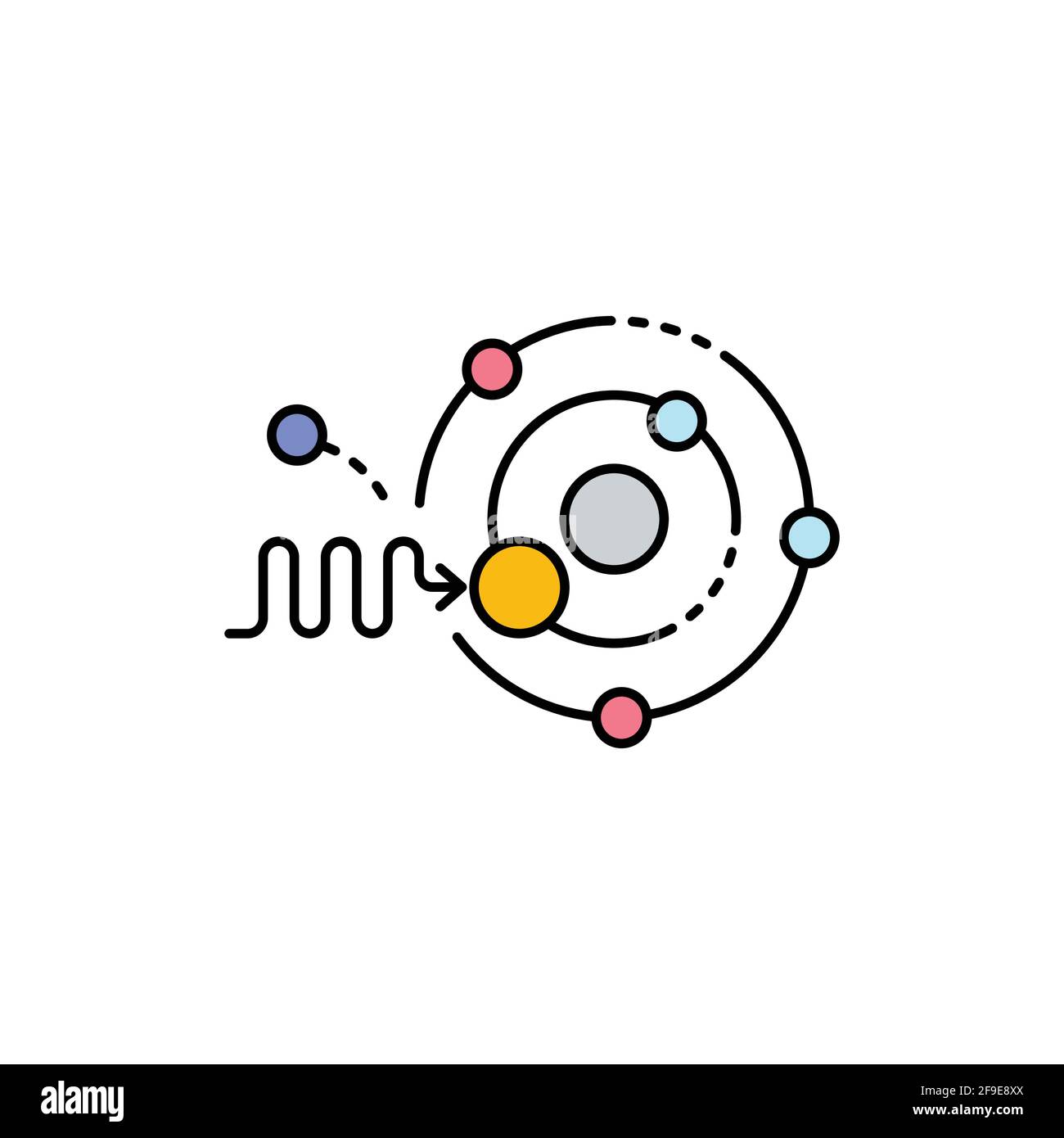 Photonics olor line icon. Pictogram for web page, mobile app, promo. UI ...