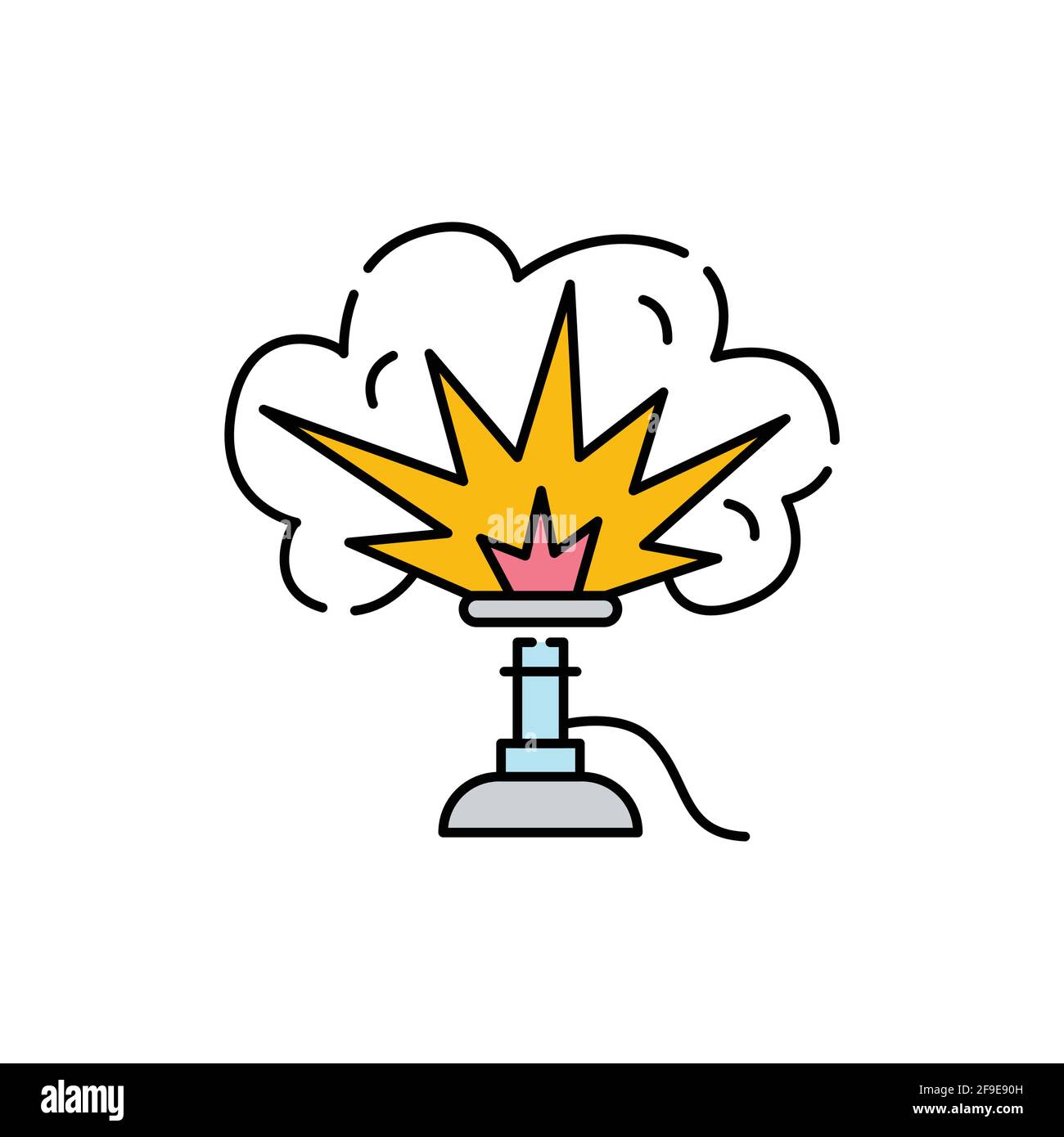 Chemical Explosion Clipart