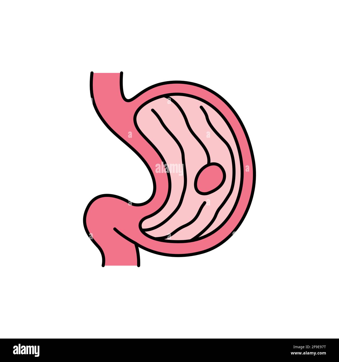 Empty Stomach Clipart
