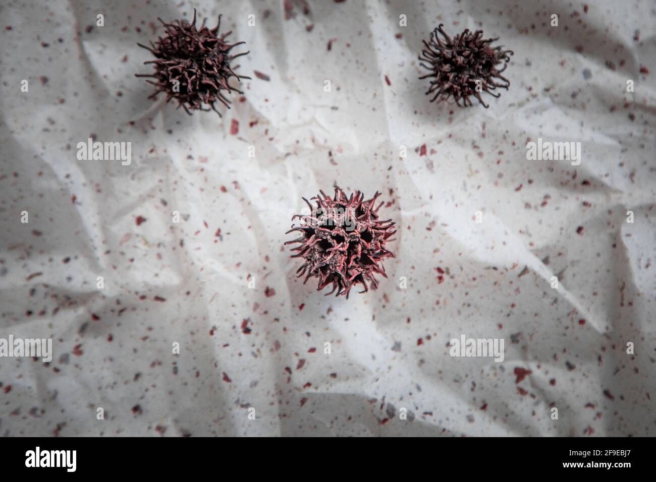 Microscopic Simulation Of COVID-19 Virus Pattern In Background Stock ...