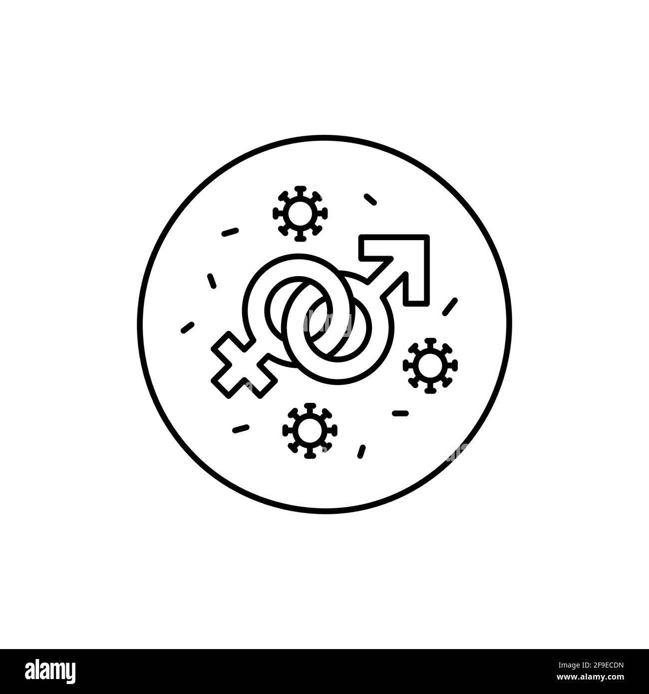 Venereology color line icon. Pictogram for web page, mobile app Stock ...