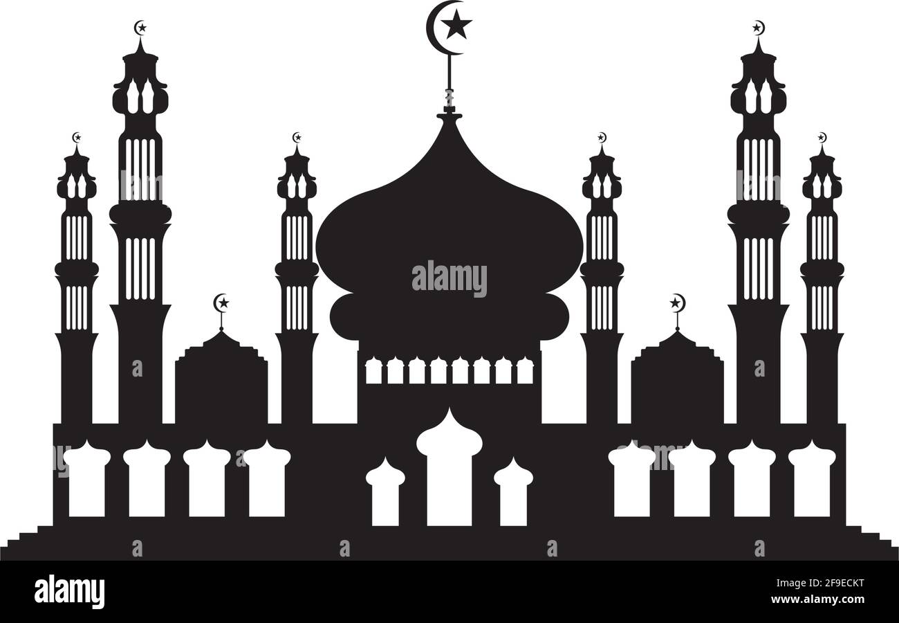 Mosque icon vector Illustration design template Stock Vector Image ...