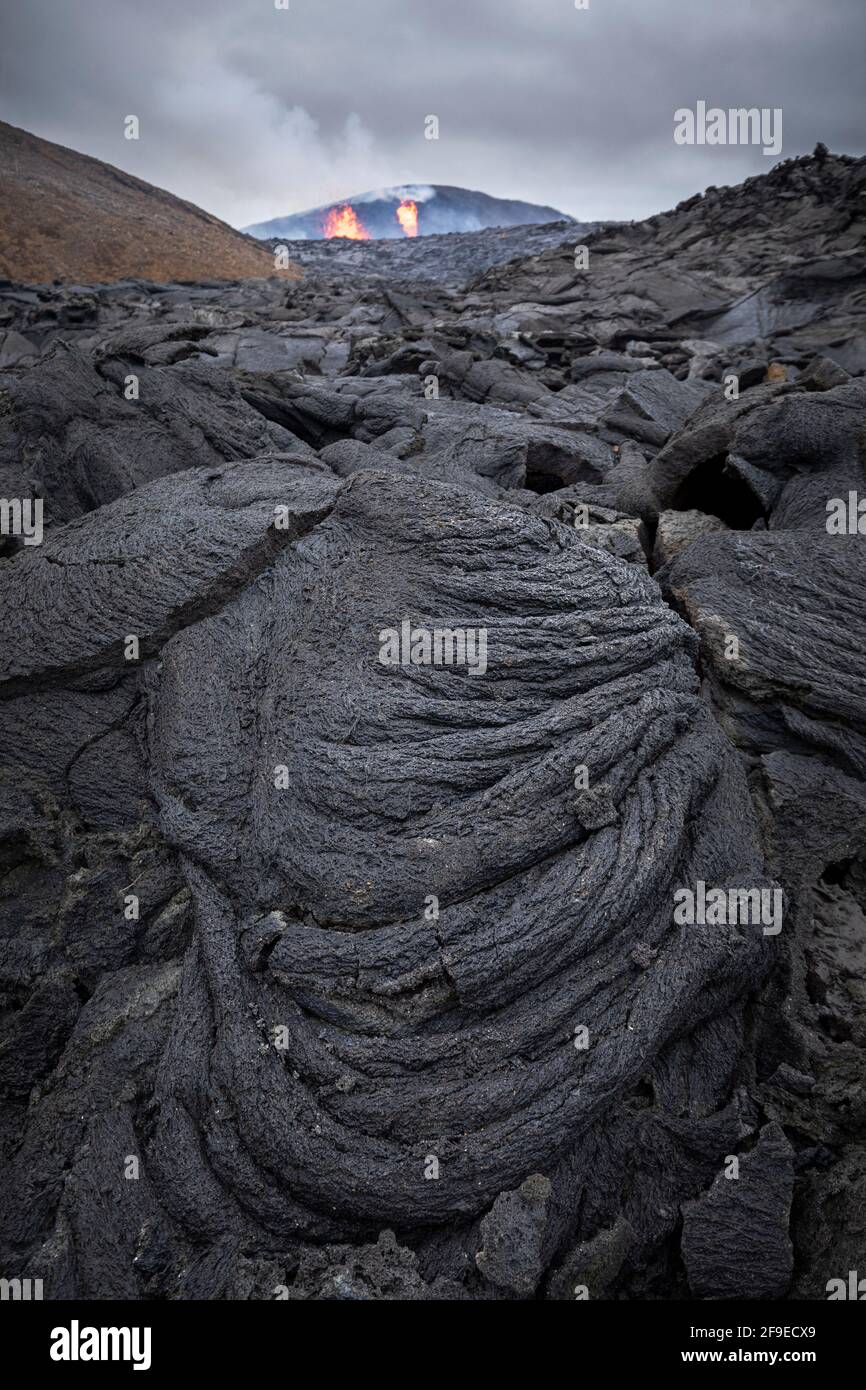 Solidified magma hi-res stock photography and images - Alamy