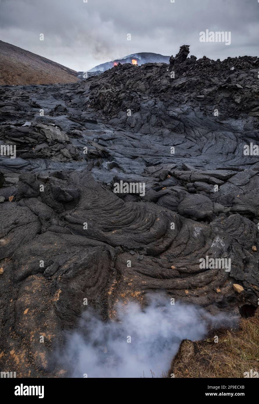 Solidified magma hi-res stock photography and images - Alamy
