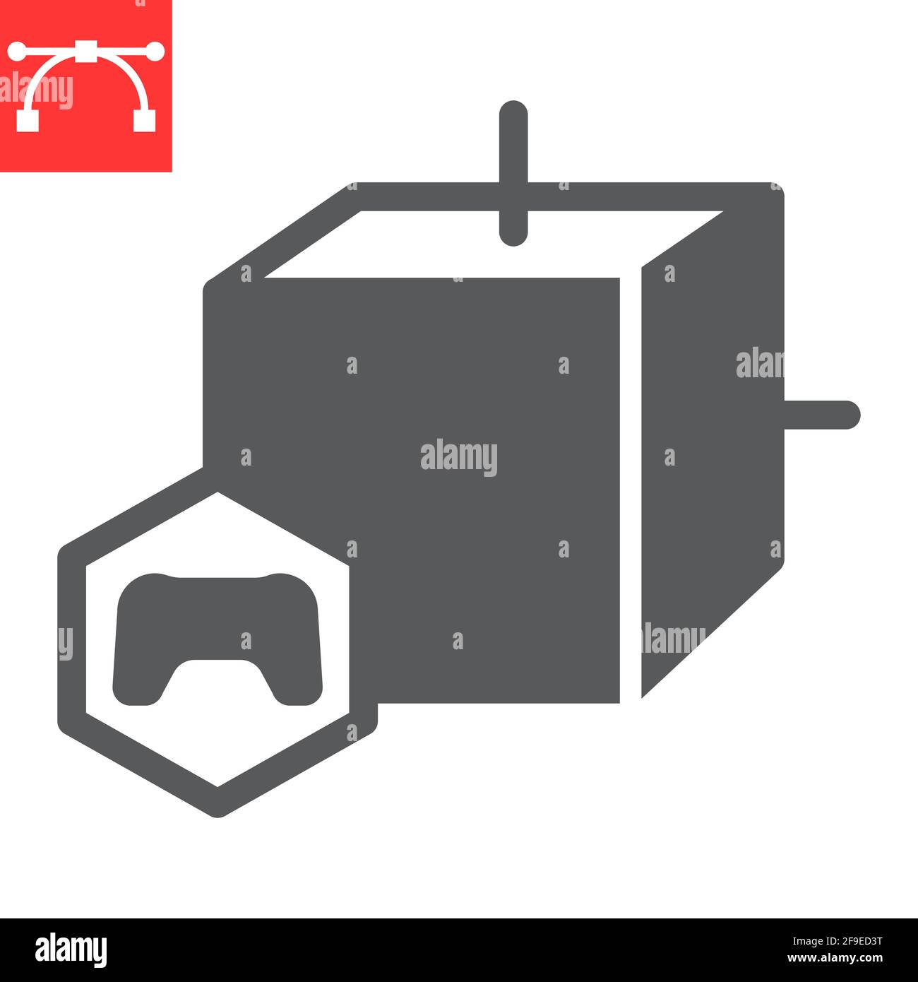 Gaming NFT glyph icon Stock Vector Image & Art - Alamy