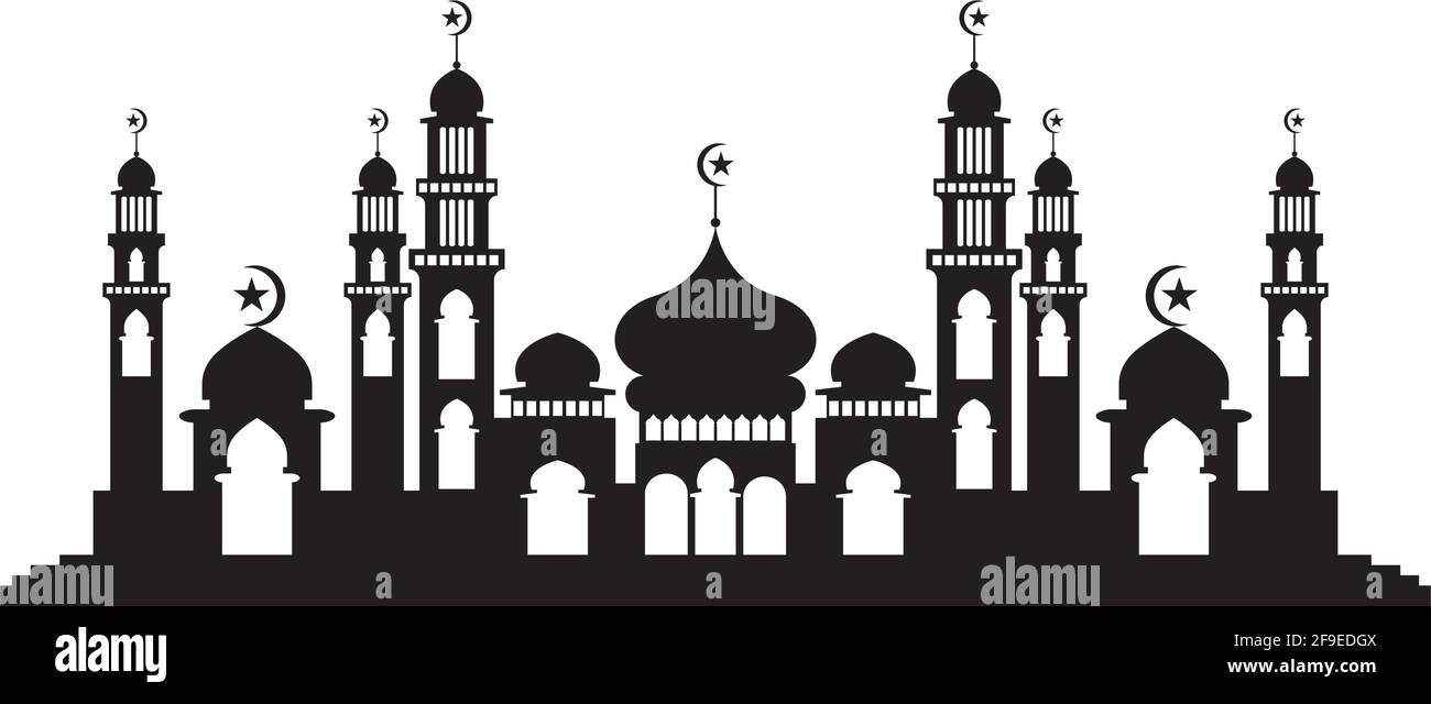 Mosque icon vector Illustration design template Stock Vector Image ...