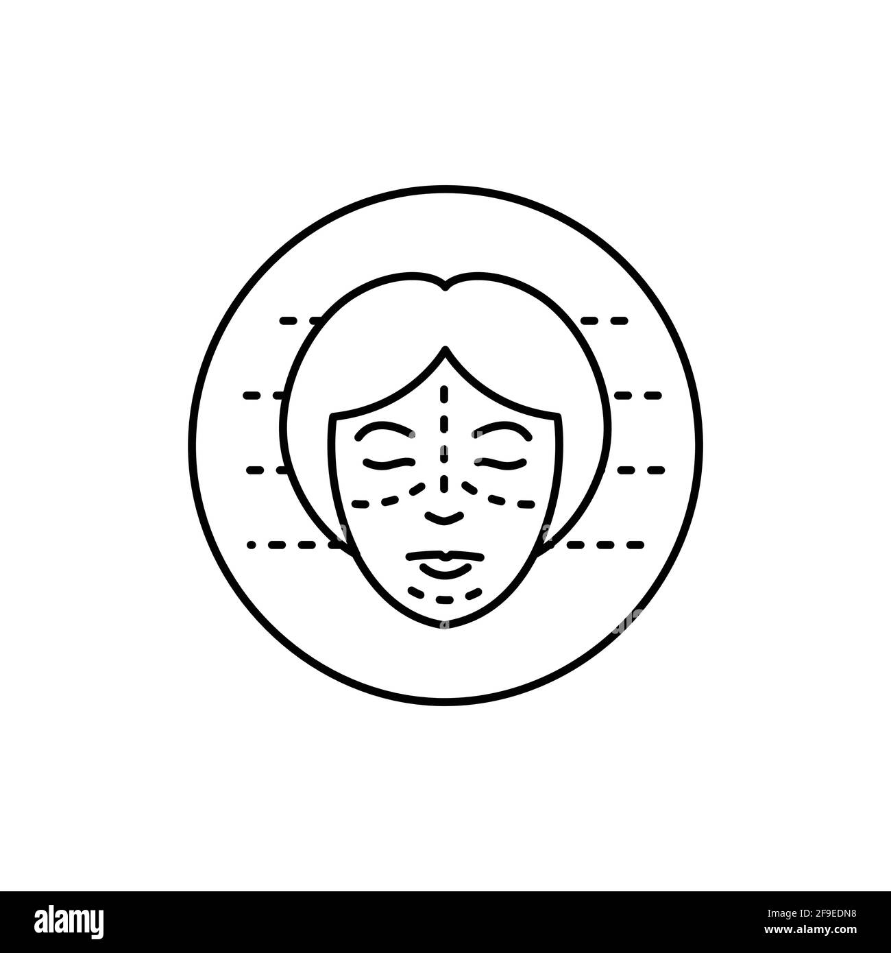 Plastic surgery color line icon. Pictogram for web page, mobile app ...