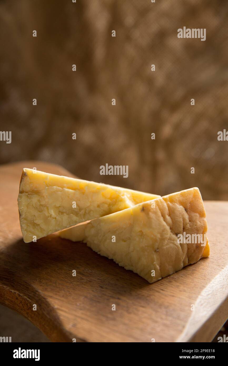 An example of Kit Calvert Wensleydale cheese bought from a Waitrose ...