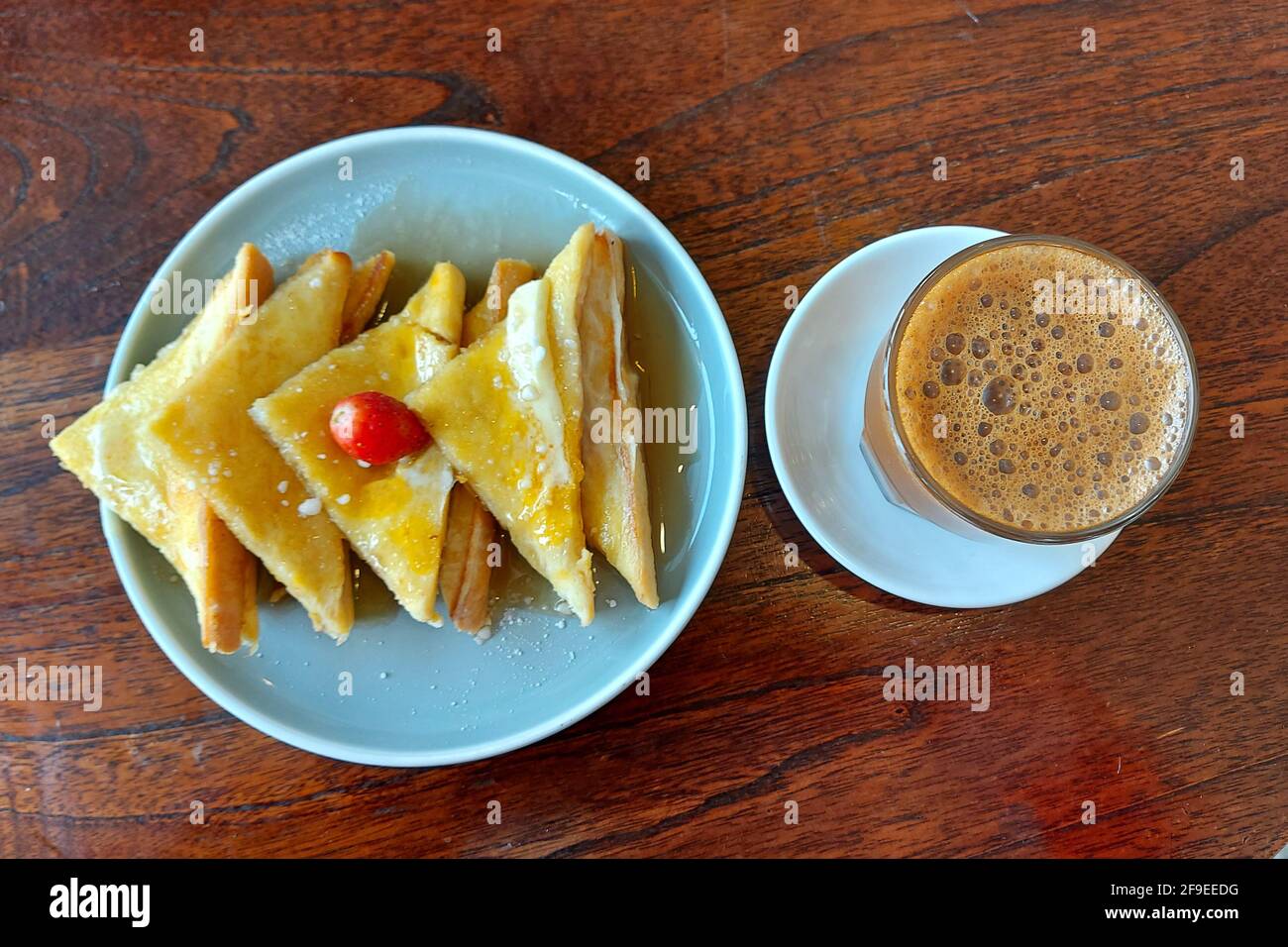Butter Toast at Malacca Toast, Sunter, Jakarta Stock Photo - Alamy