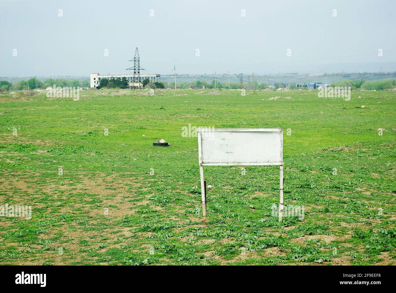 Billboard advertising land sale sign hi-res stock photography and ...