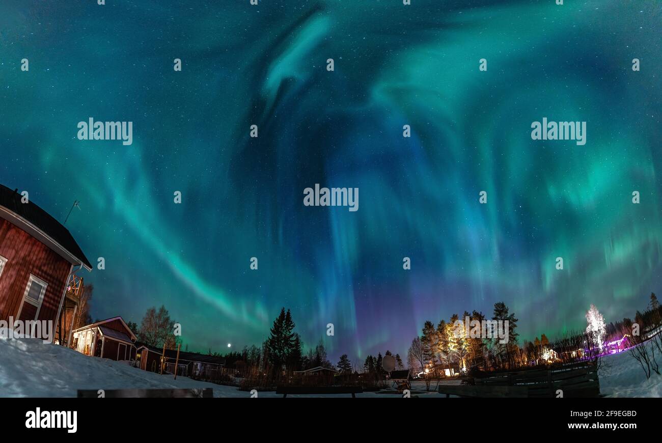 Blue Aurora Landscapes